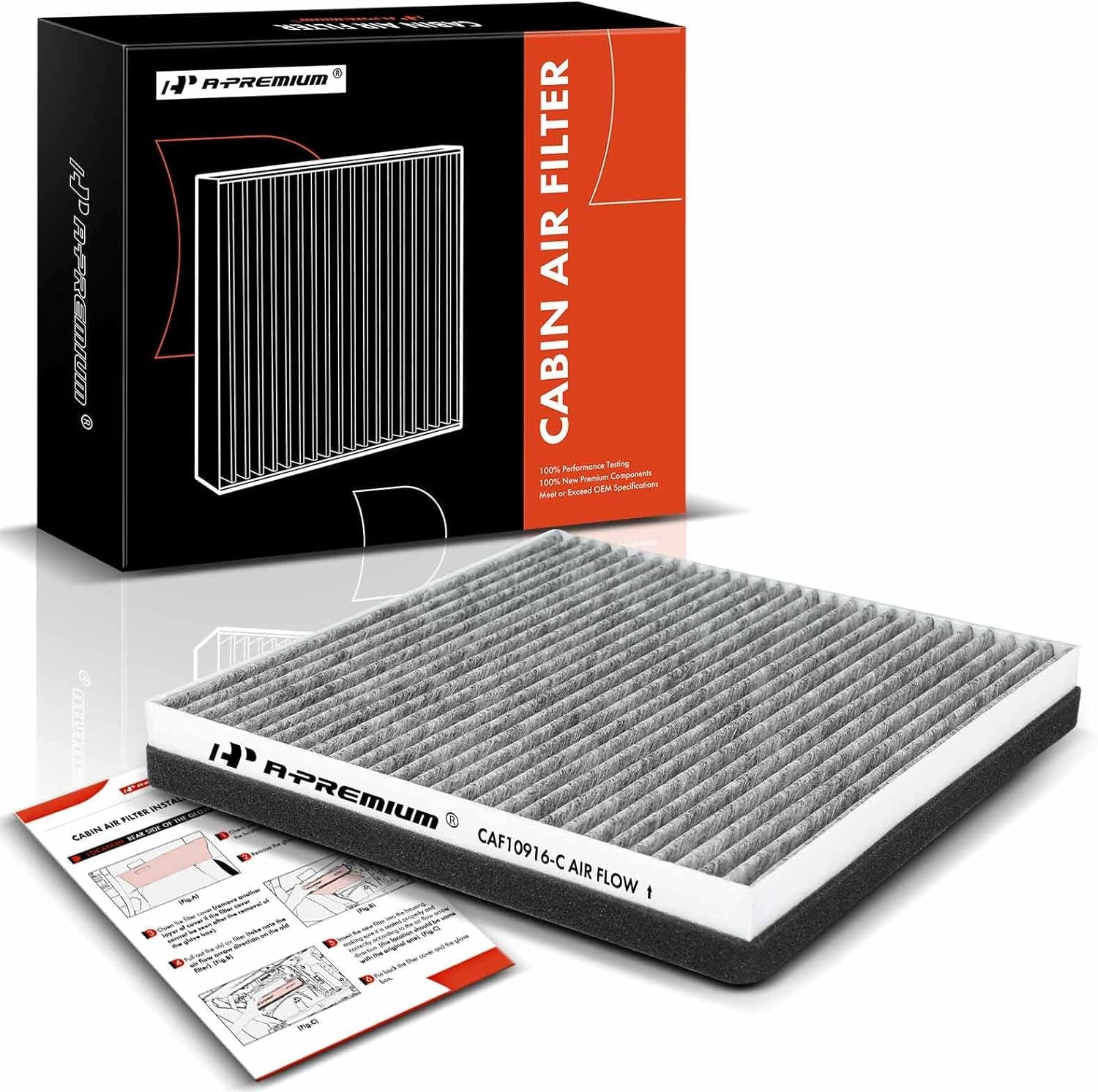 A-Premium Cabin Air Filter with Activated Carbon Compatible with BMW Z4 ...