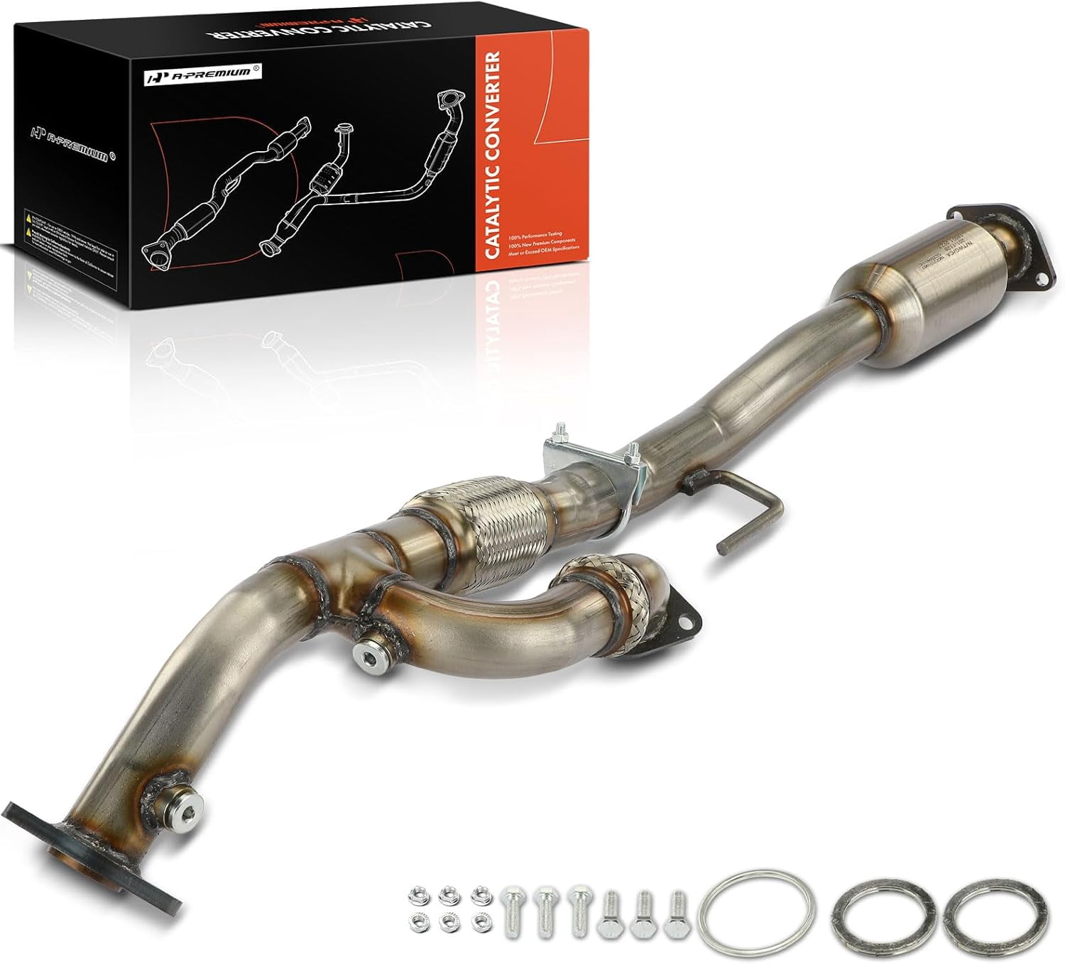 A-Premium Catalytic Converter Kit Direct-Fit Compatible with Toyota ...