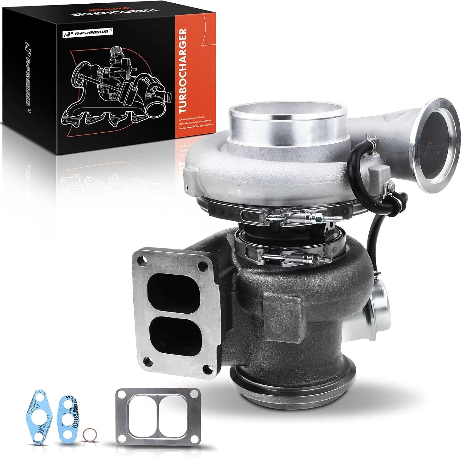 A-Premium Complete Turbo Turbocharger Kit, with Wastegate Actuator ...