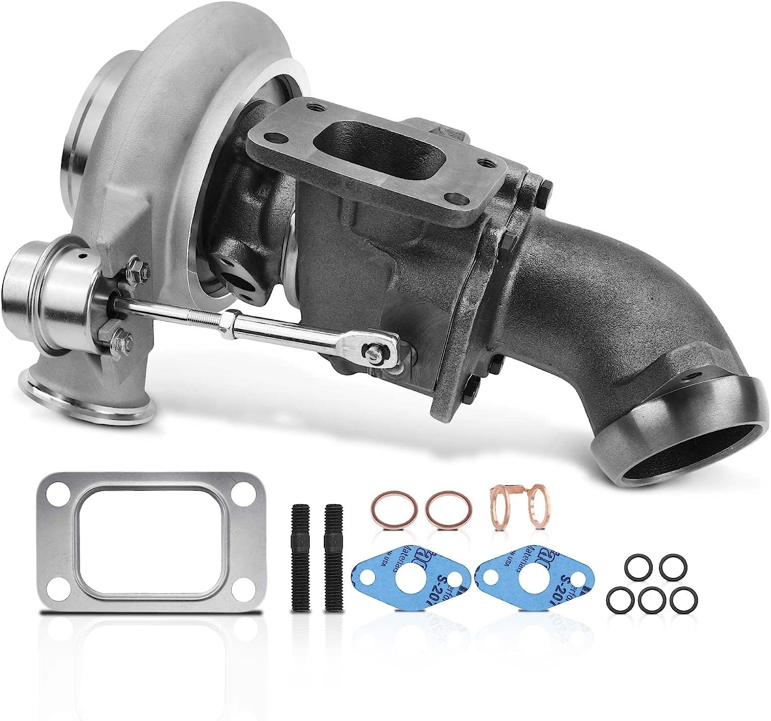 A-Premium Complete Turbo Turbocharger Kit, with Wastegate Actuator ...