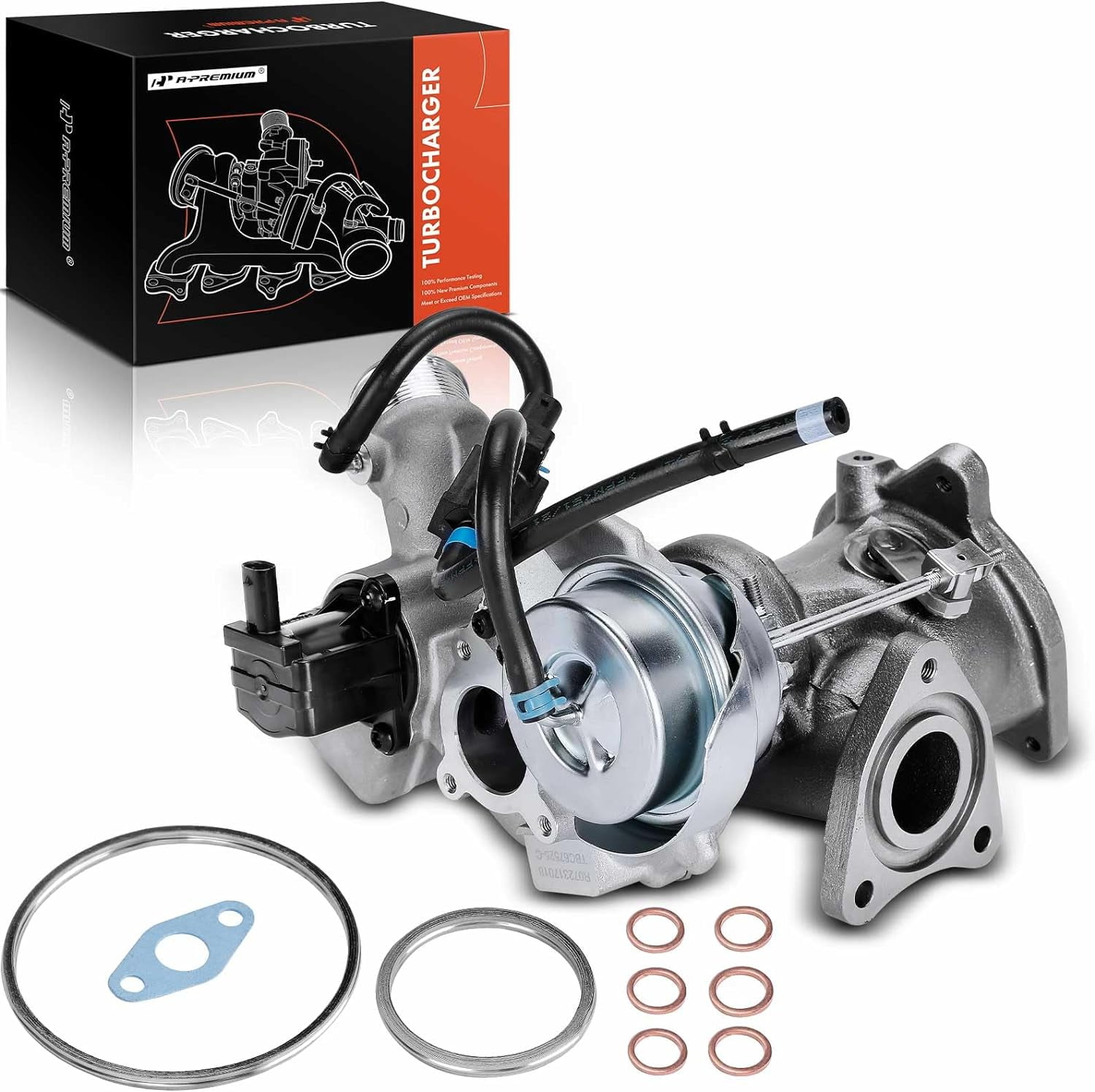 A-Premium Complete Turbo Turbocharger Kit, with Wastegate Actuator & Gasket, Compatible with ...