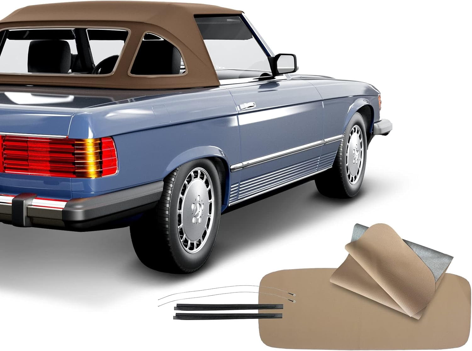 A-Premium Convertible Soft Top Compatible with Mercedes-Benz R107 ...