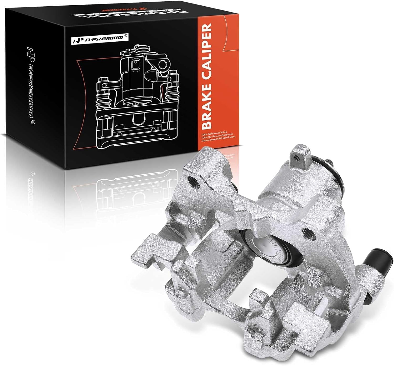 A-Premium Disc Brake Caliper Assembly with Bracket Compatible with Audi ...