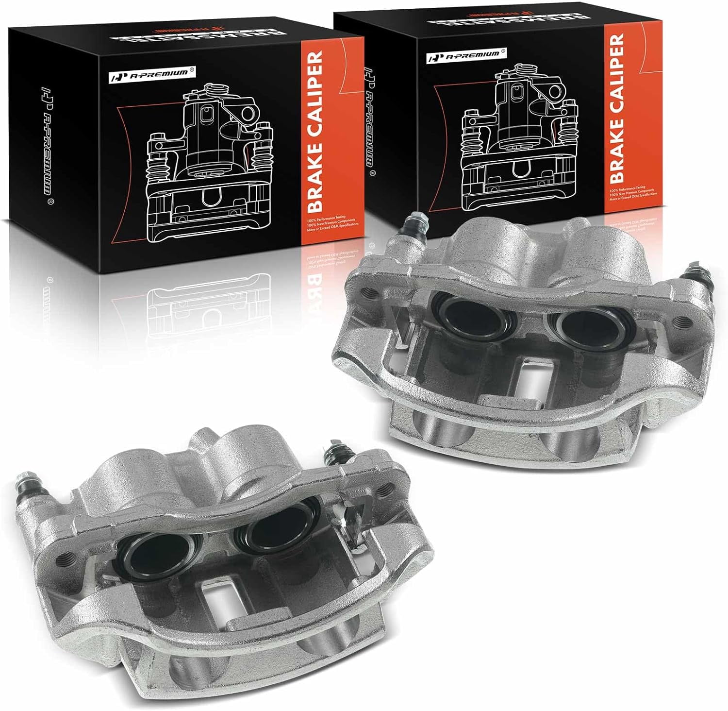 A-Premium Disc Brake Caliper Assembly with Bracket Compatible with ...