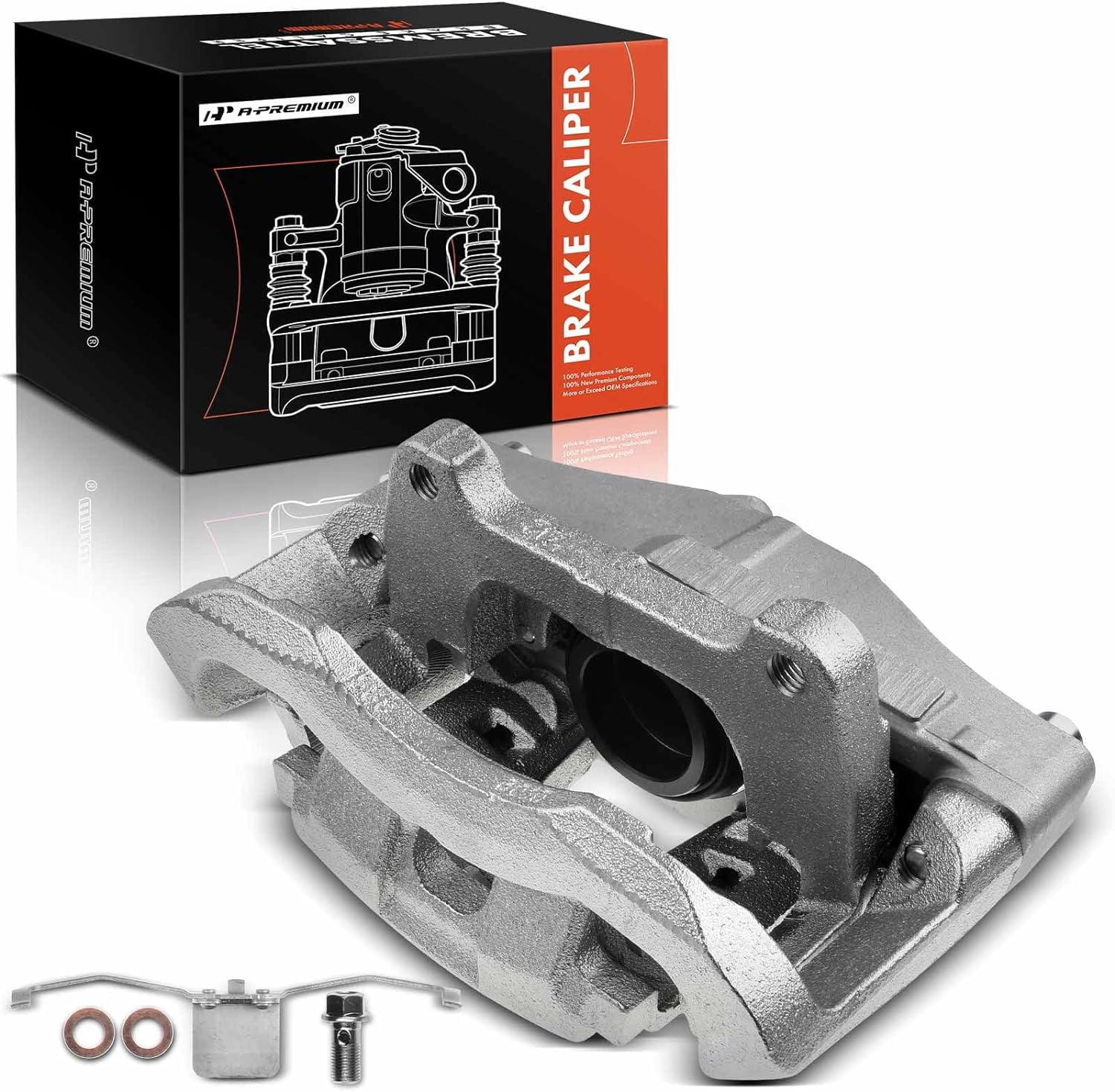 A-Premium Disc Brake Caliper Assembly with Bracket Compatible with ...