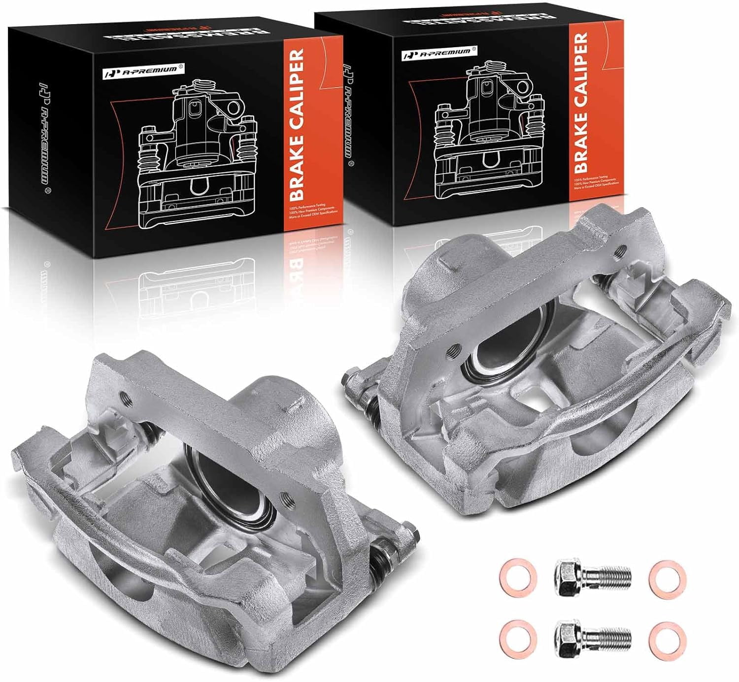 A-Premium Disc Brake Caliper Assembly with Bracket Compatible with ...