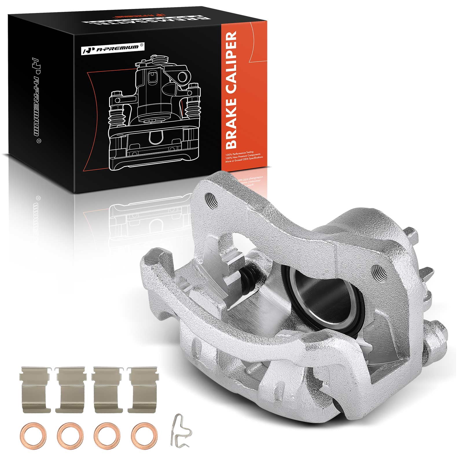A-Premium Disc Brake Caliper Assembly with Bracket Compatible with ...