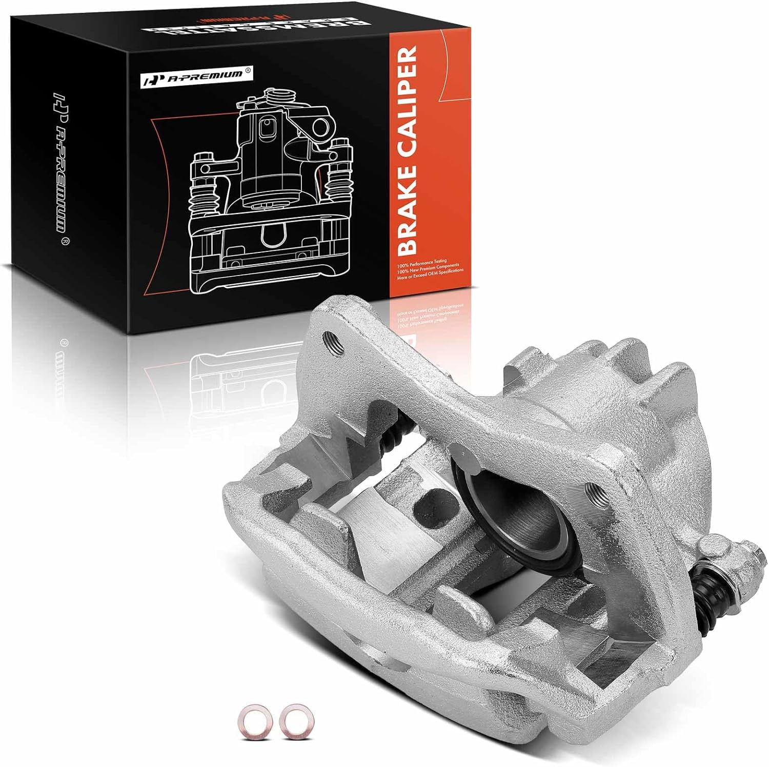 A-Premium Disc Brake Caliper Assembly with Bracket Compatible with ...