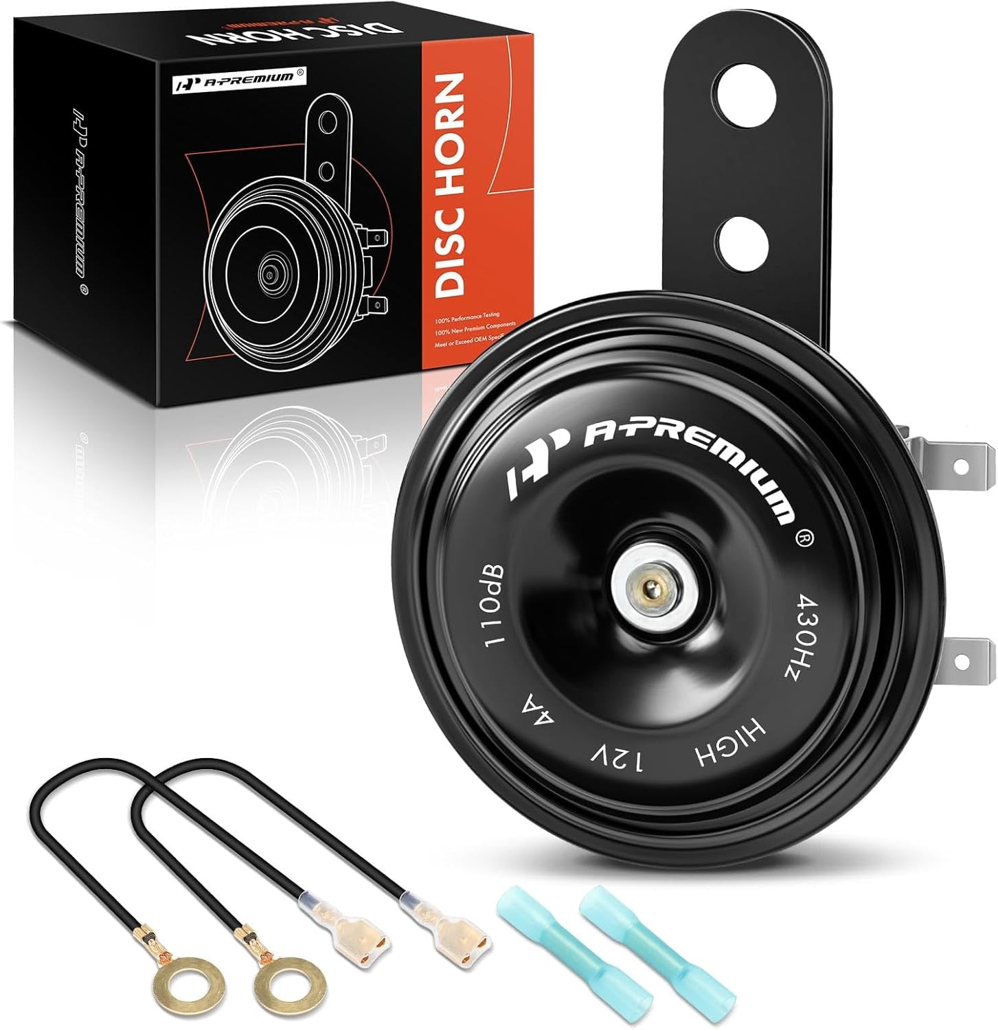 A-Premium Disc Horn High Universal Electric Horn - 12V 110 dB ...