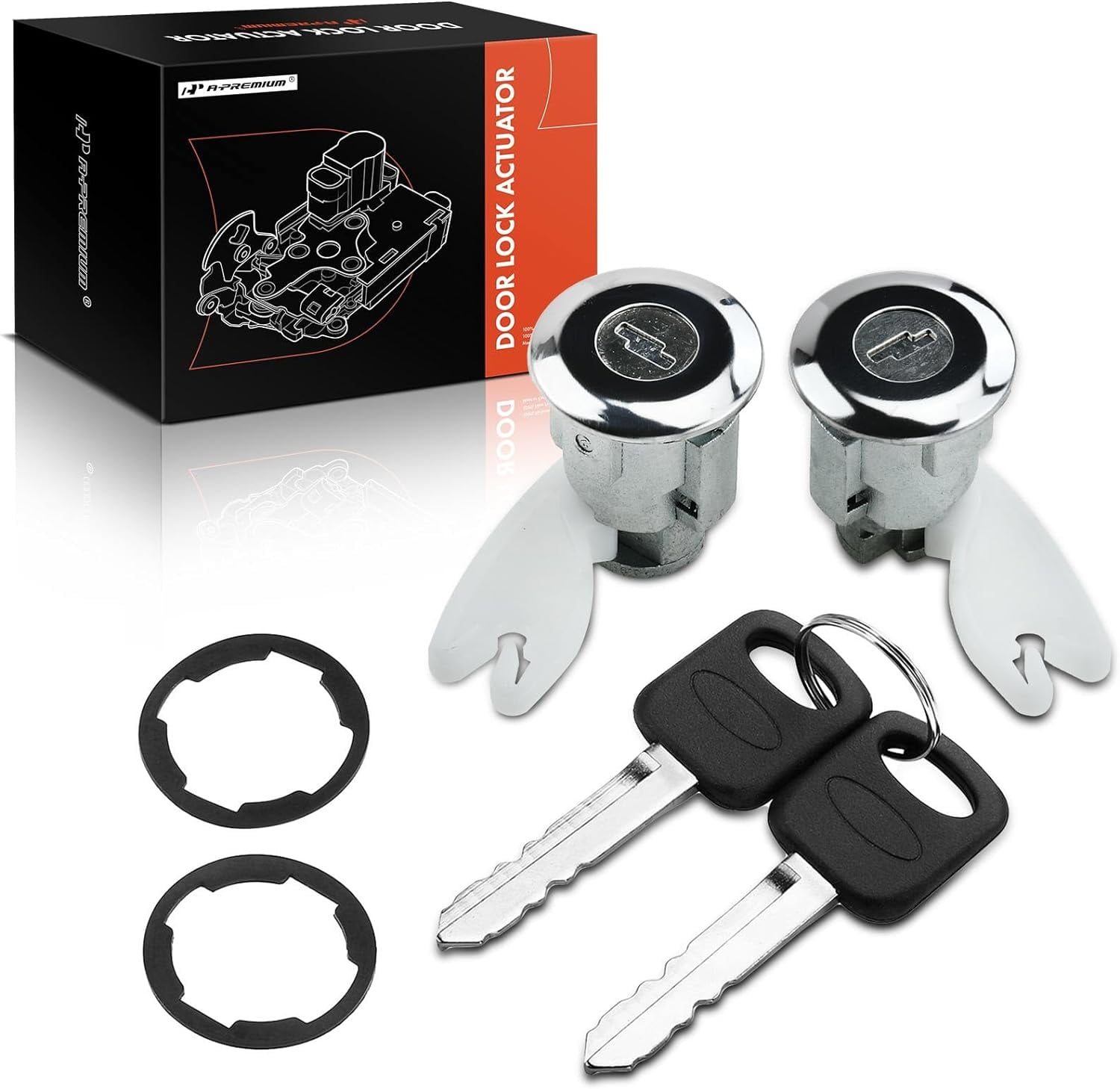 A-Premium Door Lock Cylinder & Keys Set Compatible with Ford F-150 F ...