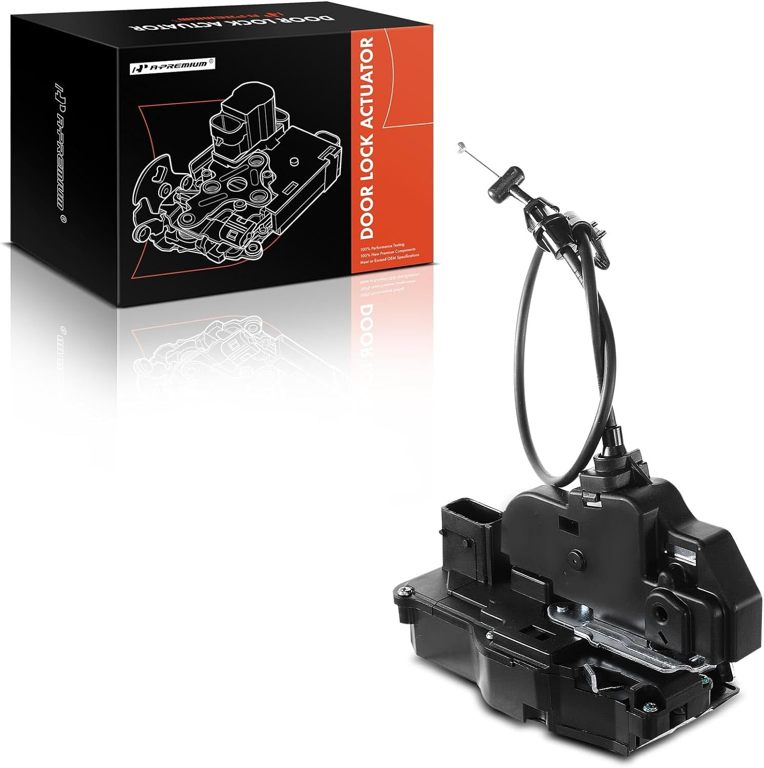 A-Premium Door Lock Latch & Cable Assembly Compatible with Cadillac ...