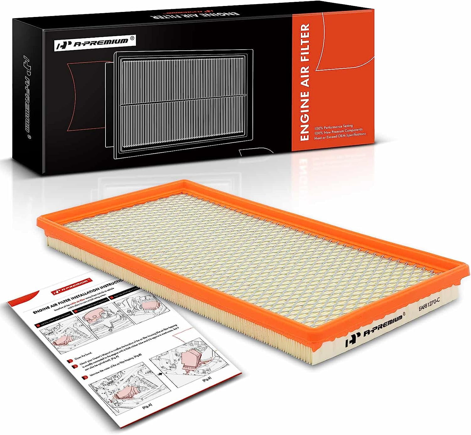 A-Premium Engine Air Filter Compatible with Chevrolet & GMC Models ...