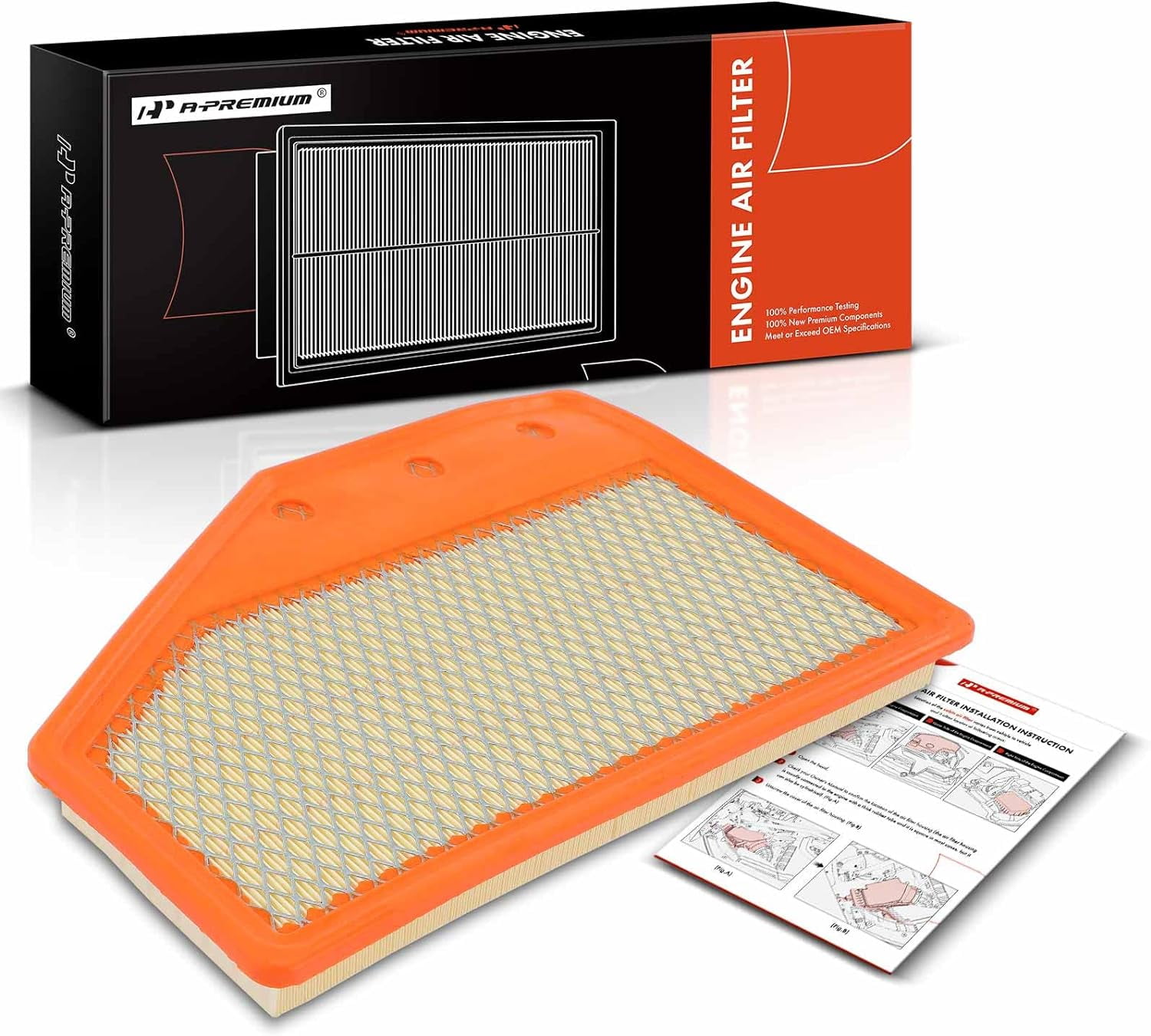 A-Premium Engine Air Filter Compatible with Chevrolet Malibu 2016-2022 ...