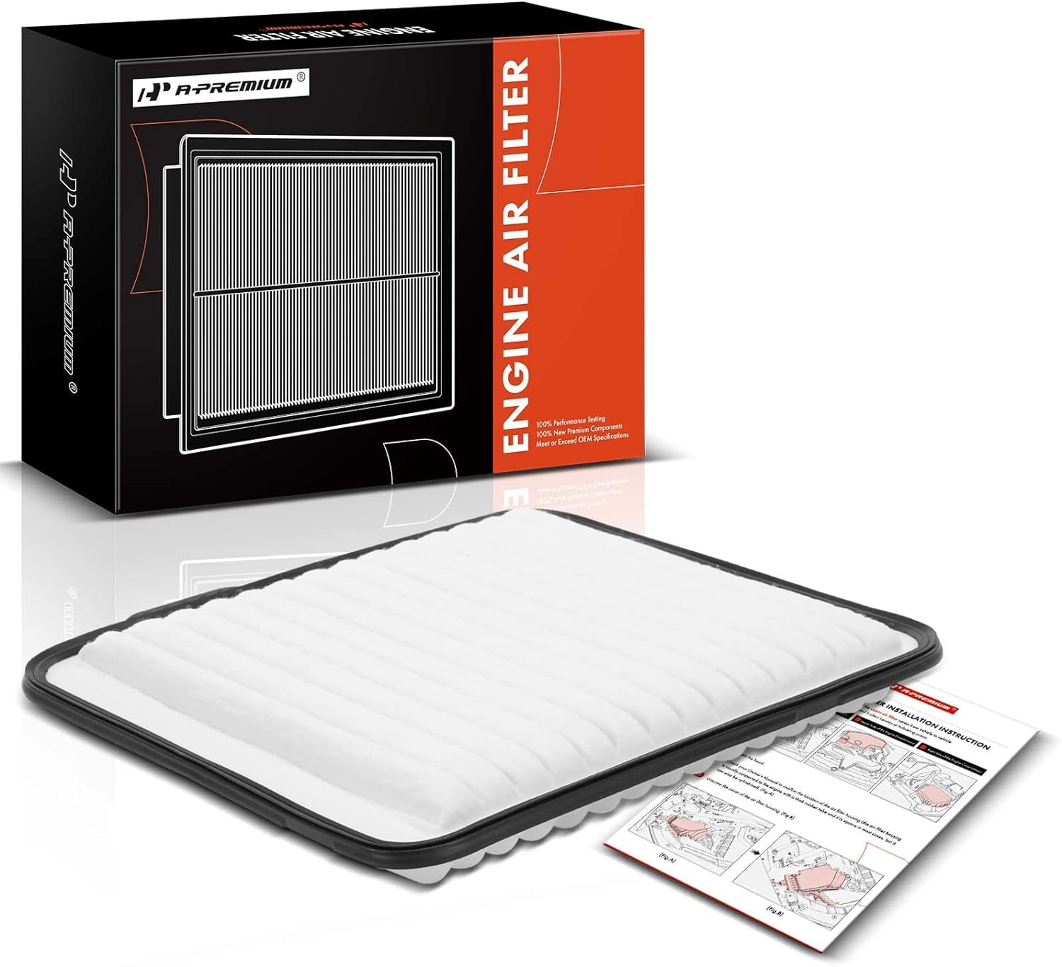 A-Premium Air Filter for Chevy, Buick, Cadillac - Replace# 22676970 ...