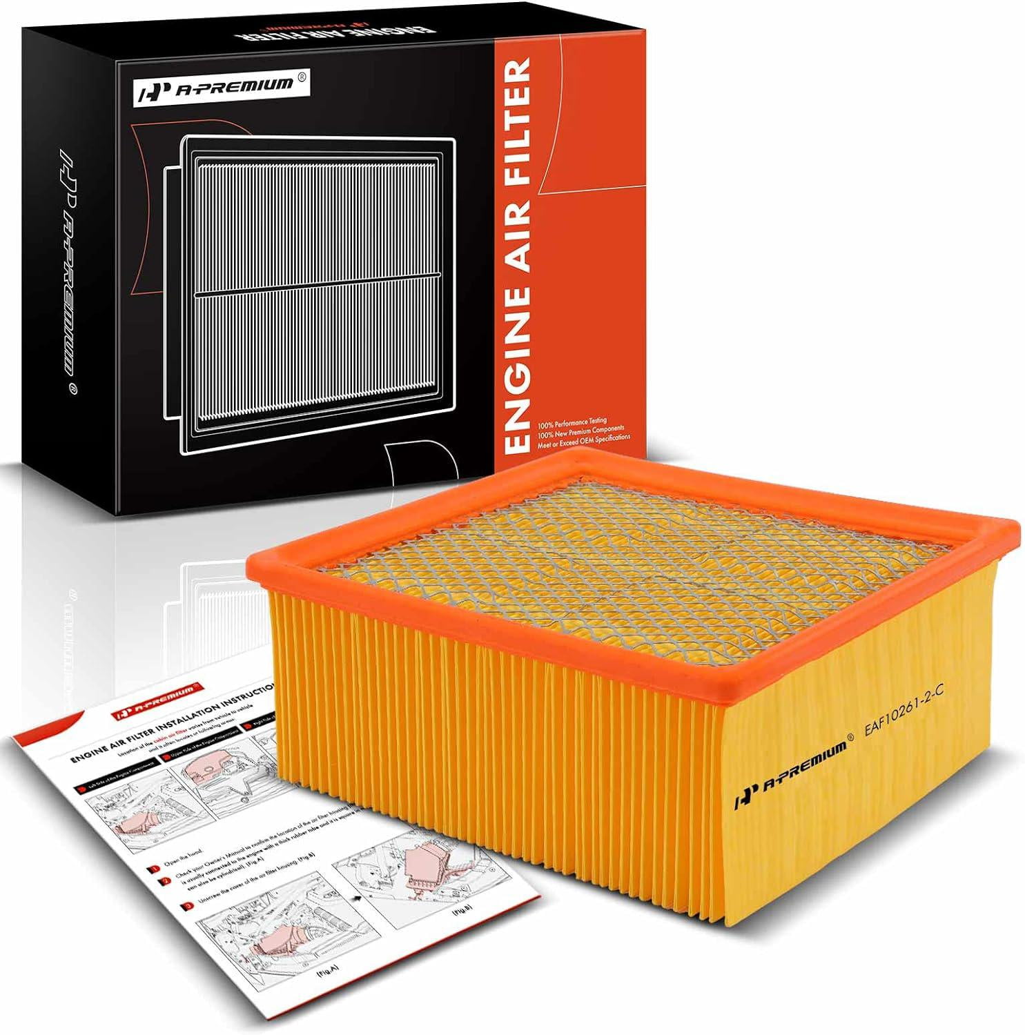 A-Premium Engine Air Filter Compatible with Dodge Ram 2500 3500 4500 ...