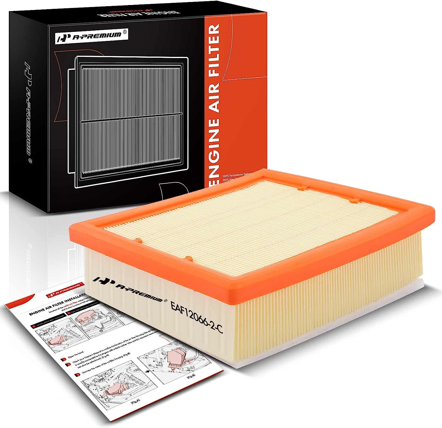 A-Premium Engine Air Filter Compatible with Fiat 500X & Jeep Compass ...