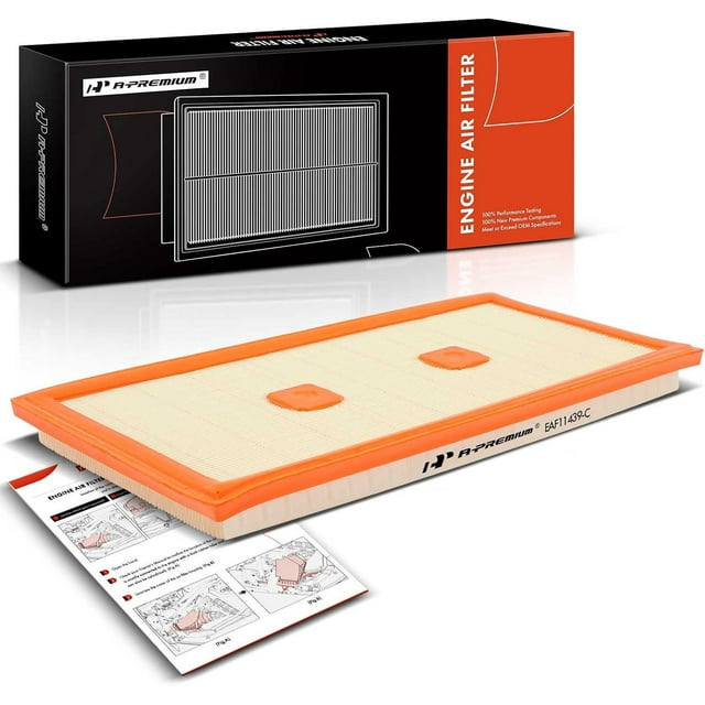 A-Premium Air Filter for Mercedes-Benz C300, E350, GLE350, 2012-2018 ...