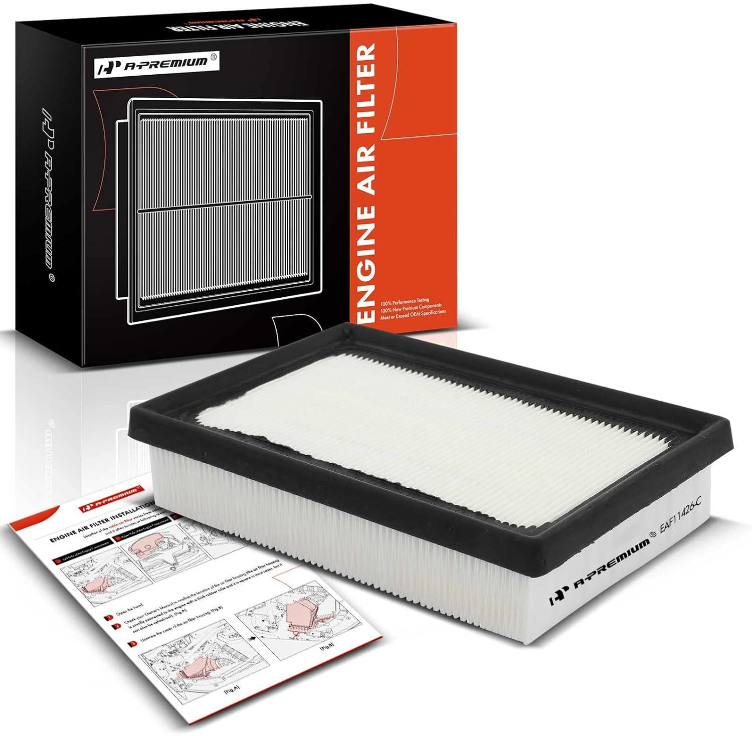 A-Premium Engine Air Filter for Toyota Corolla, Prius, Prius C, Prime ...