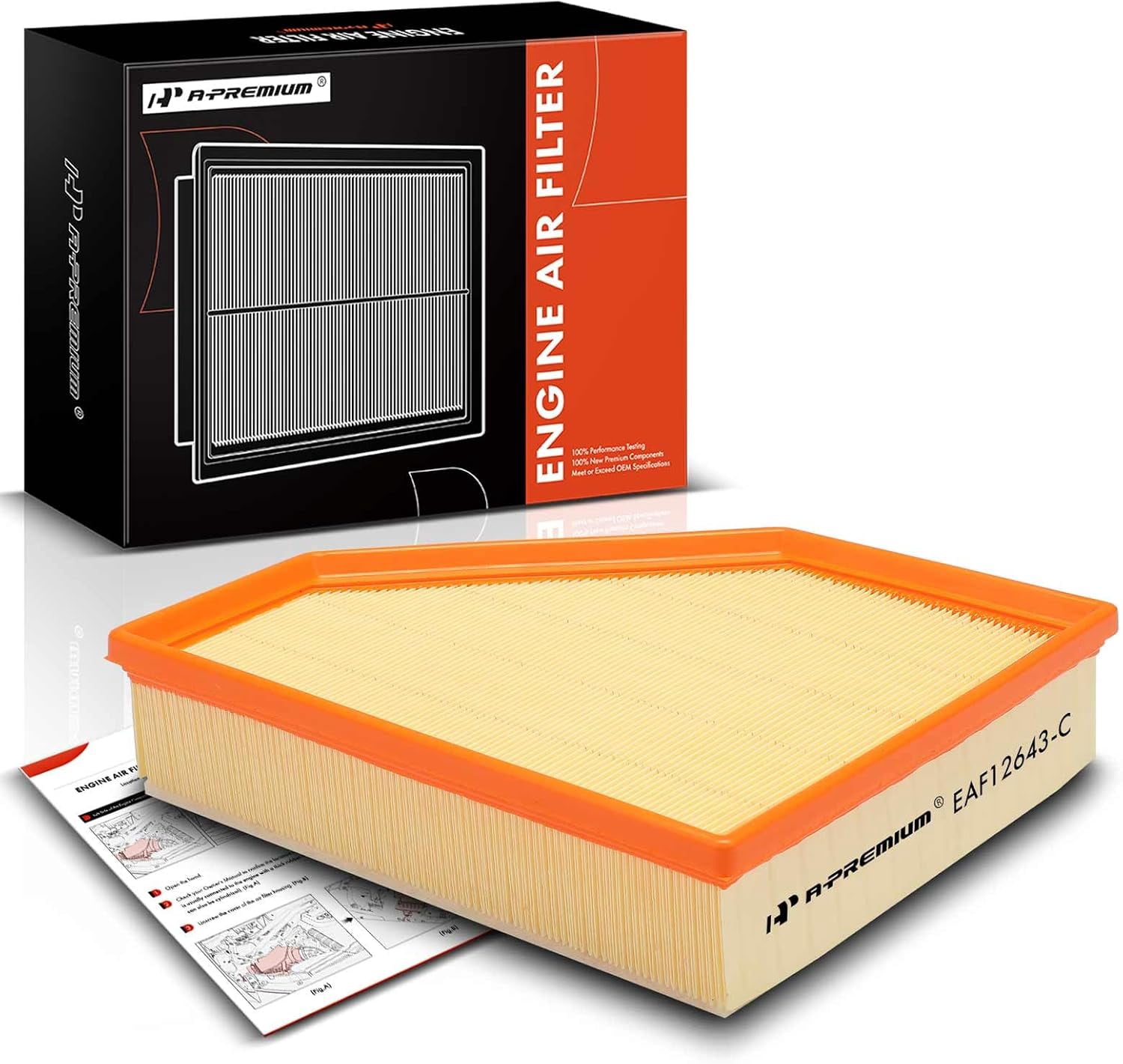 A-Premium Engine Air Filter Compatible with Toyota GR Supra 2020-2023 ...
