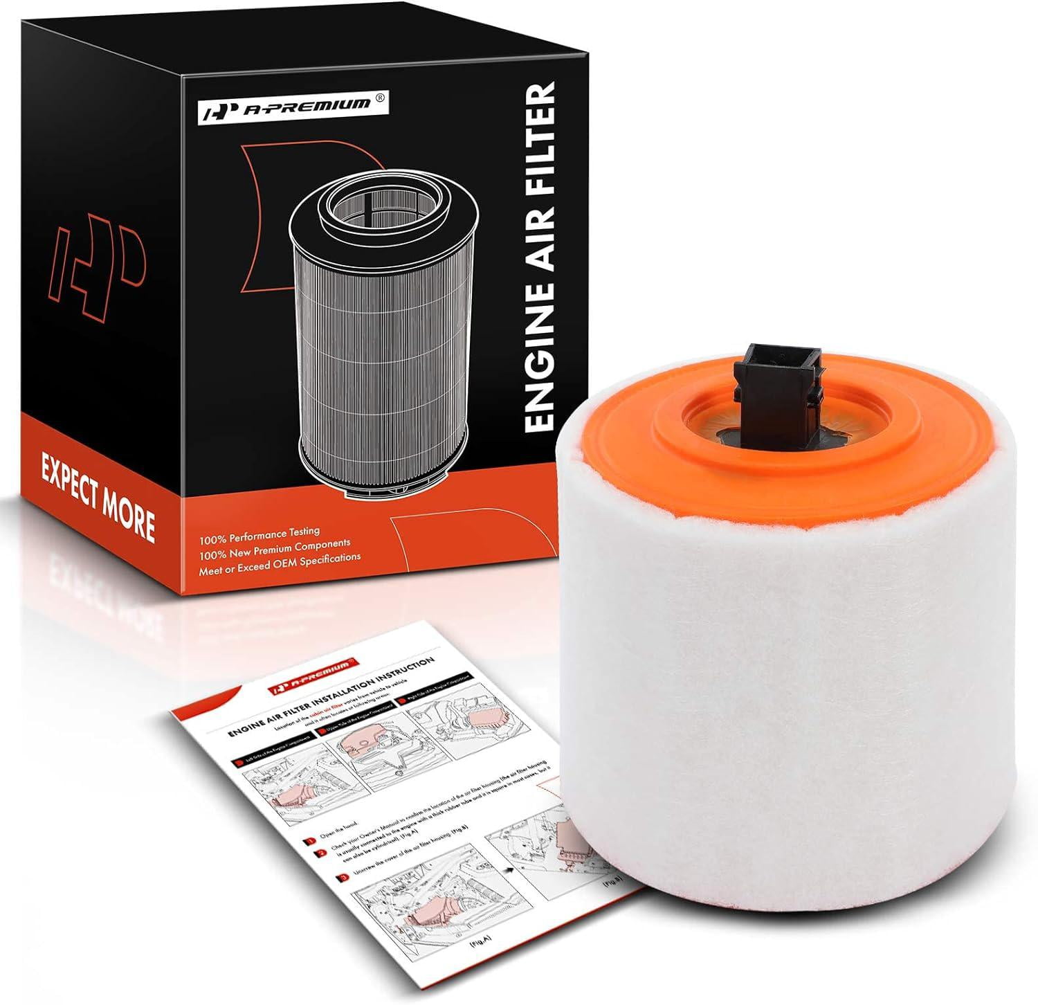 A-Premium Engine Air Filter, Compatible with Cadillac ATS 2016-2019 ...