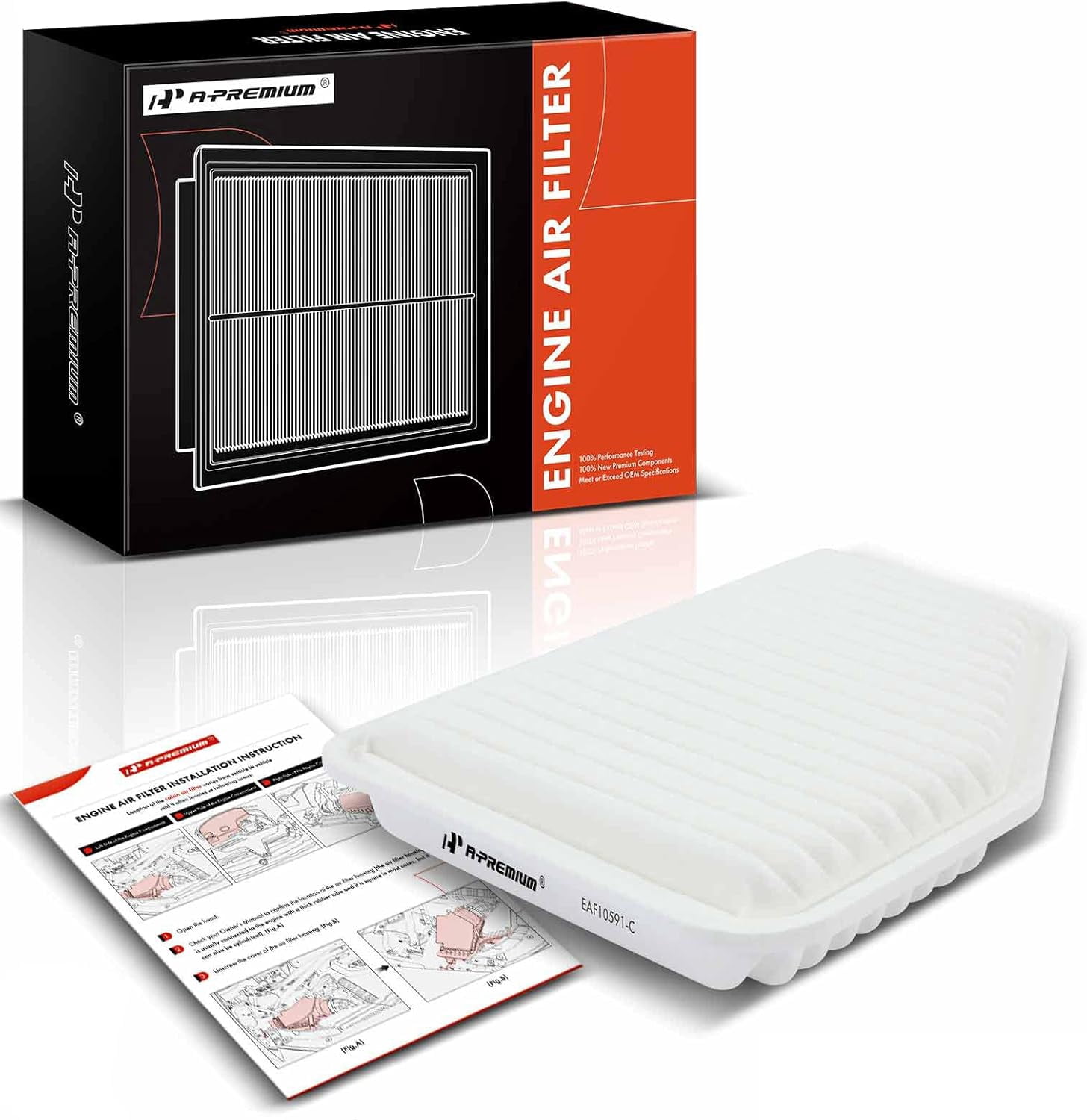 A-Premium Engine Air Filter Compatible with Chevrolet Caprice, SS ...