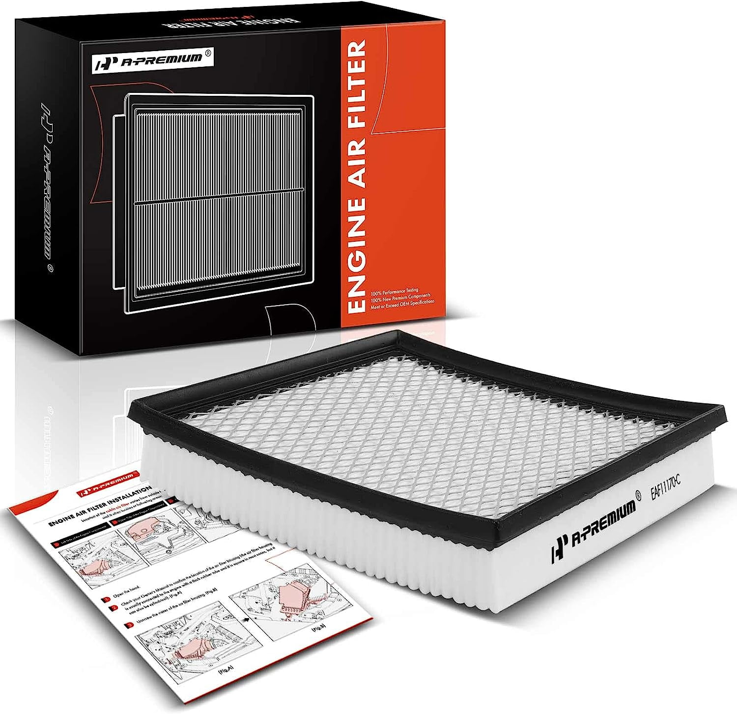 A Premium Engine Air Filter Compatible With Chrysler 200 Dodge