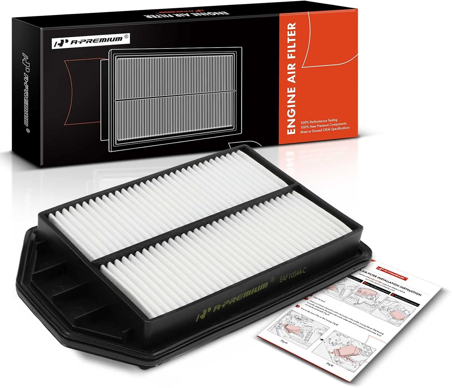 A-Premium Engine Air Filter Compatible with Honda CR-V 2007 2008 2009 ...