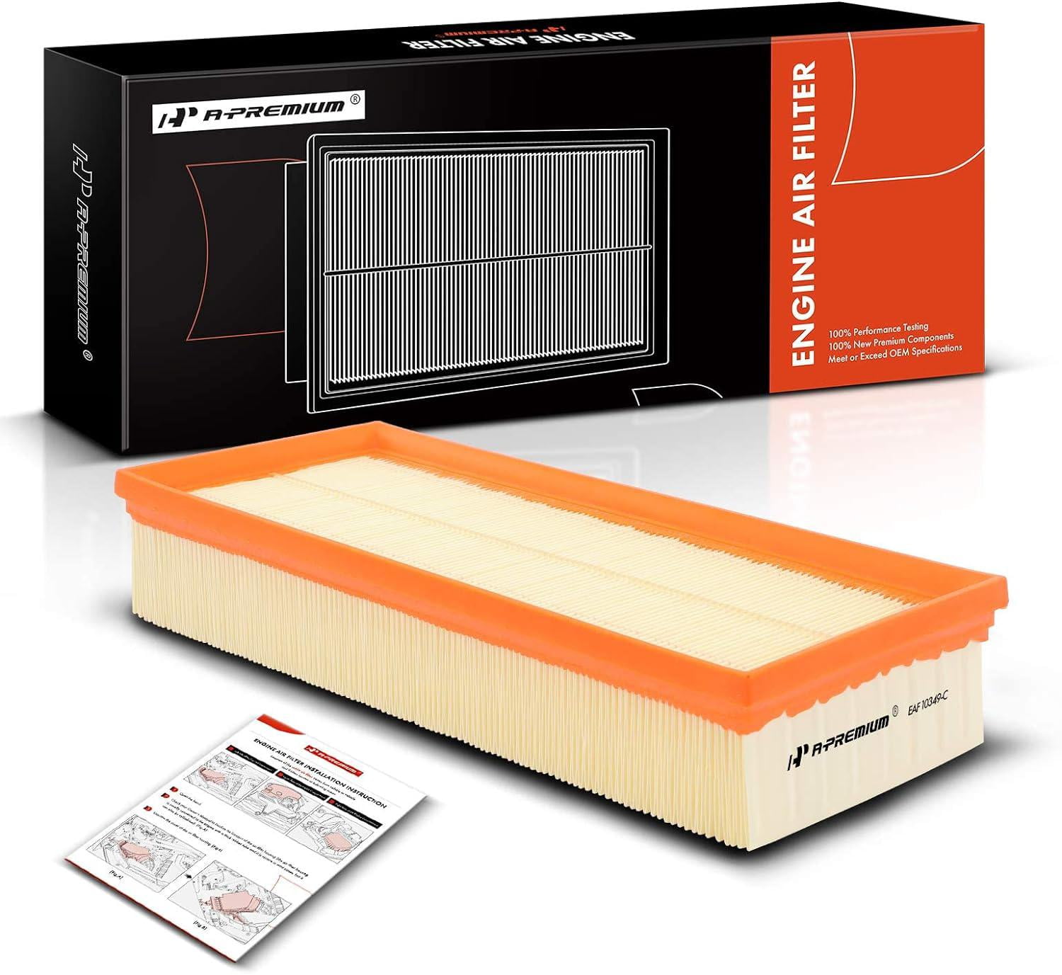 A-Premium Engine Air Filter Compatible with Nissan Altima 2007-2013, L4 ...