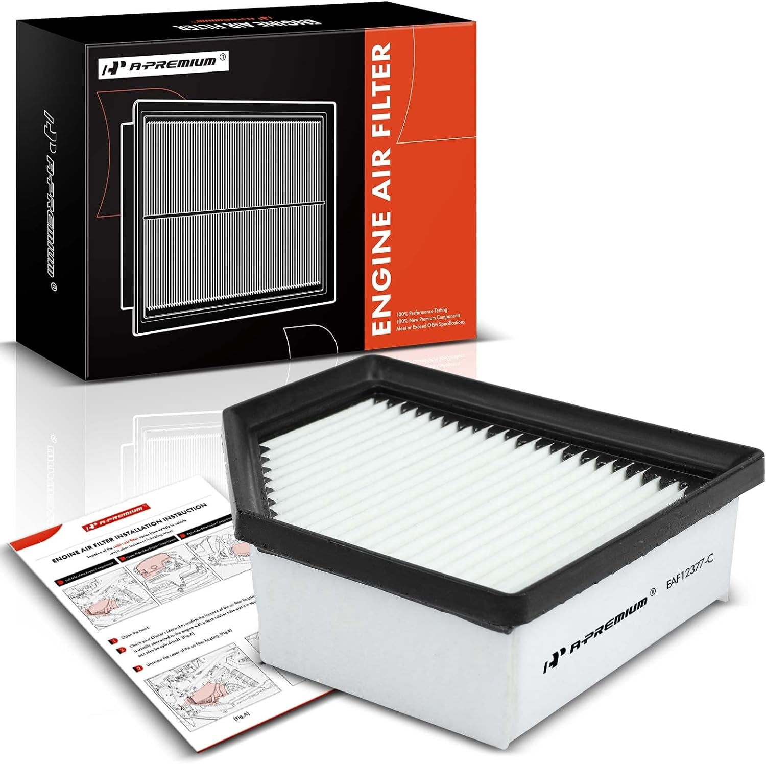 A-Premium Engine Air Filter Compatible with Nissan Rogue 2021-2022 1.5L ...