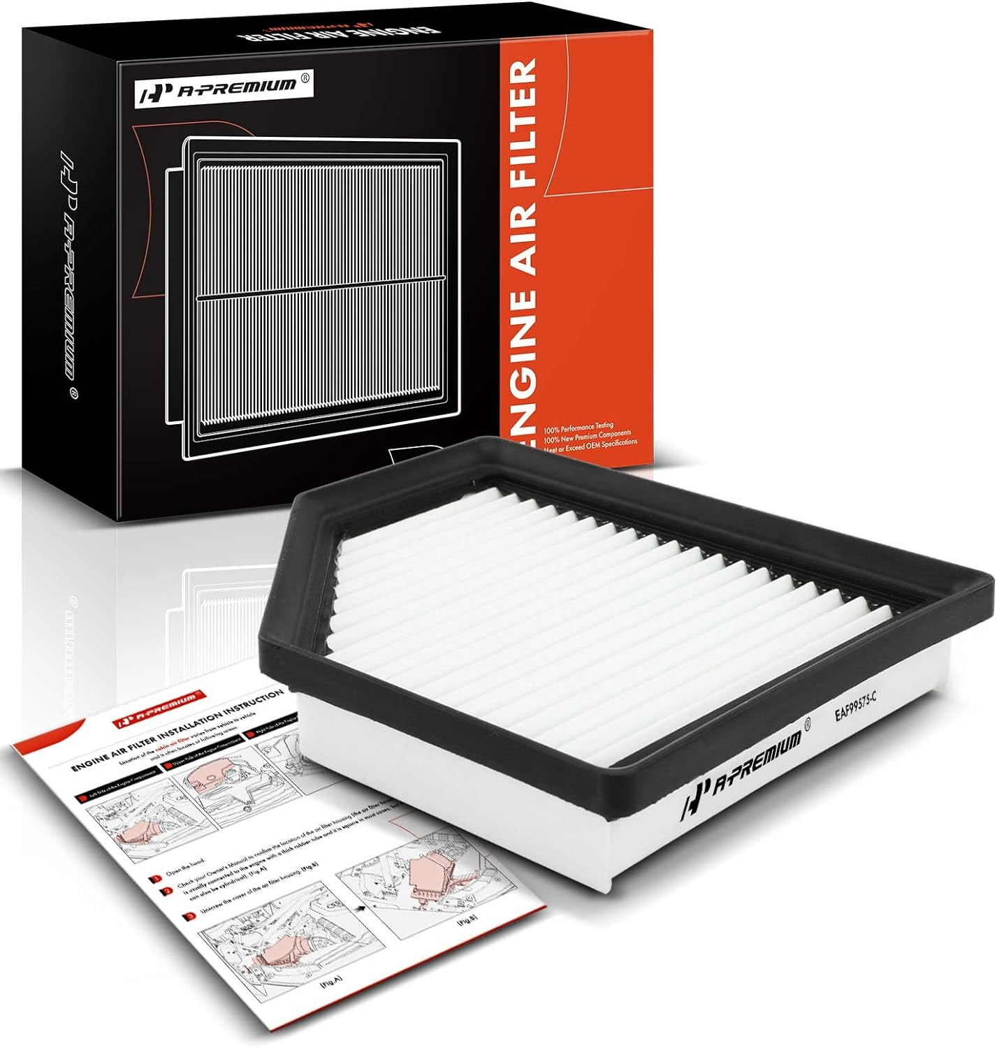 A-Premium Engine Air Filter Compatible with Nissan Sentra 2020 2021 ...