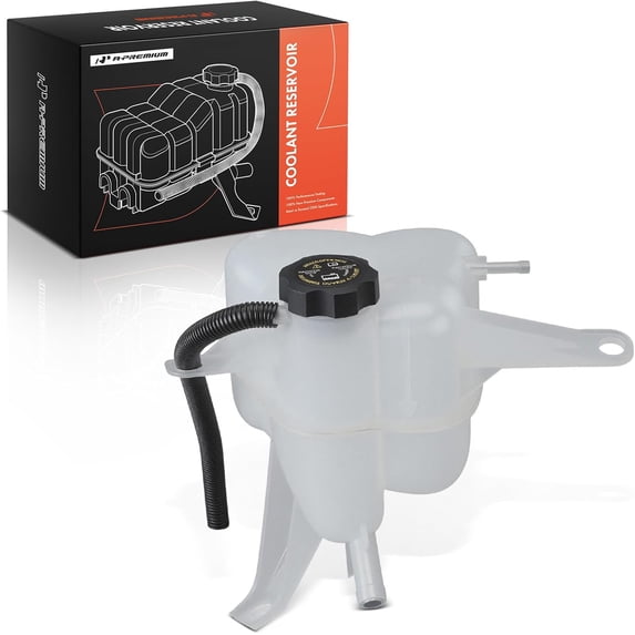 A-Premium Engine Coolant Overflow Recovery Reservoir Tank [with Cap ...