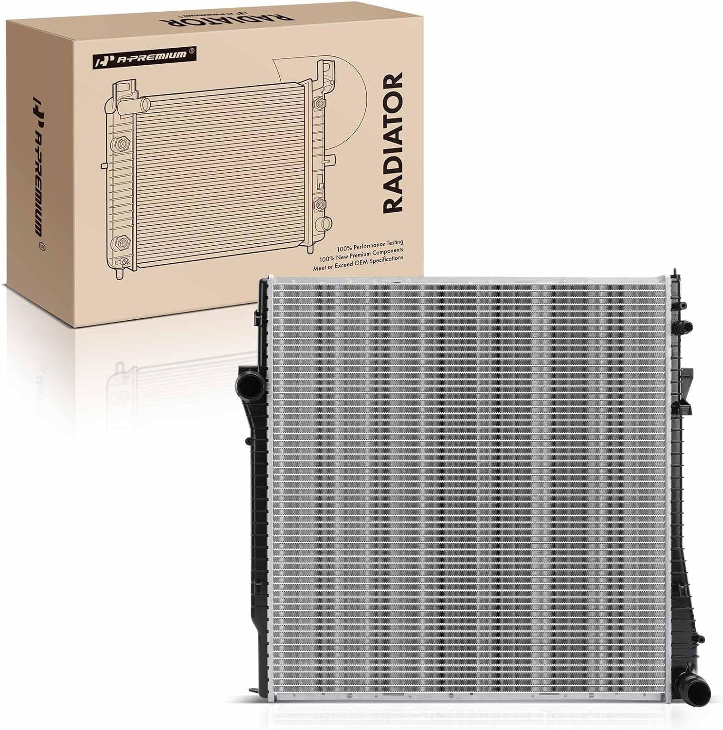 A-Premium Engine Coolant Radiator Assembly Compatible with BMW E53 ...