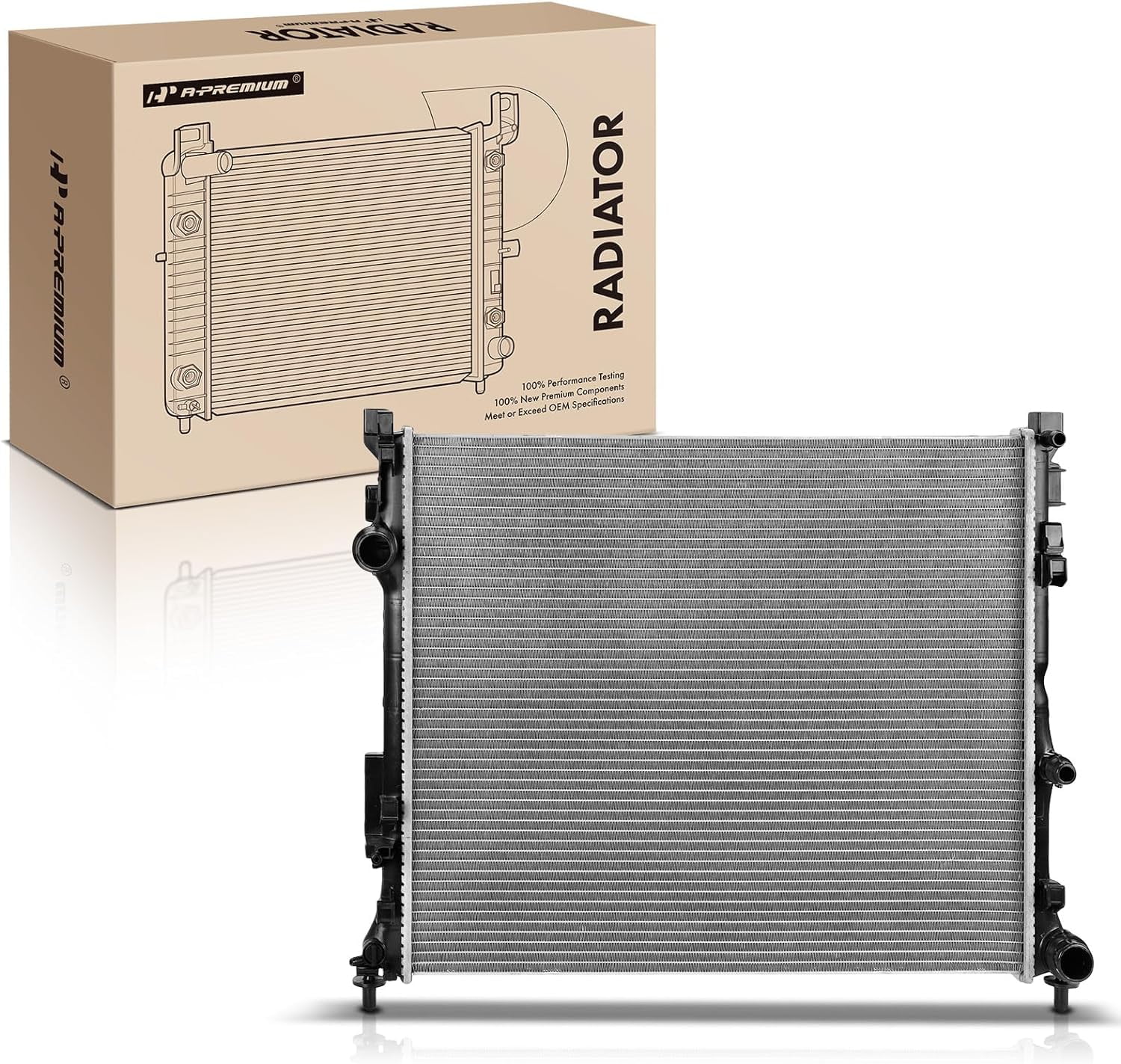A-Premium Engine Coolant Radiator Assembly Compatible with Mercedes ...