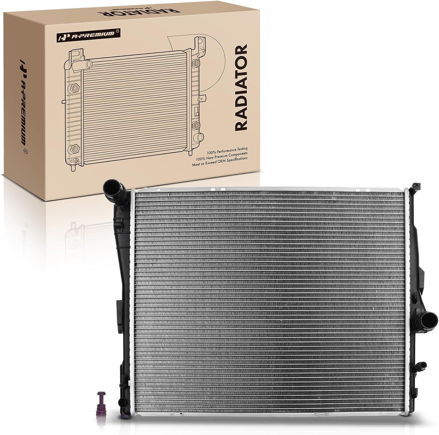 A-Premium Engine Coolant Radiator Assembly Compatible with BMW E83 X3 ...