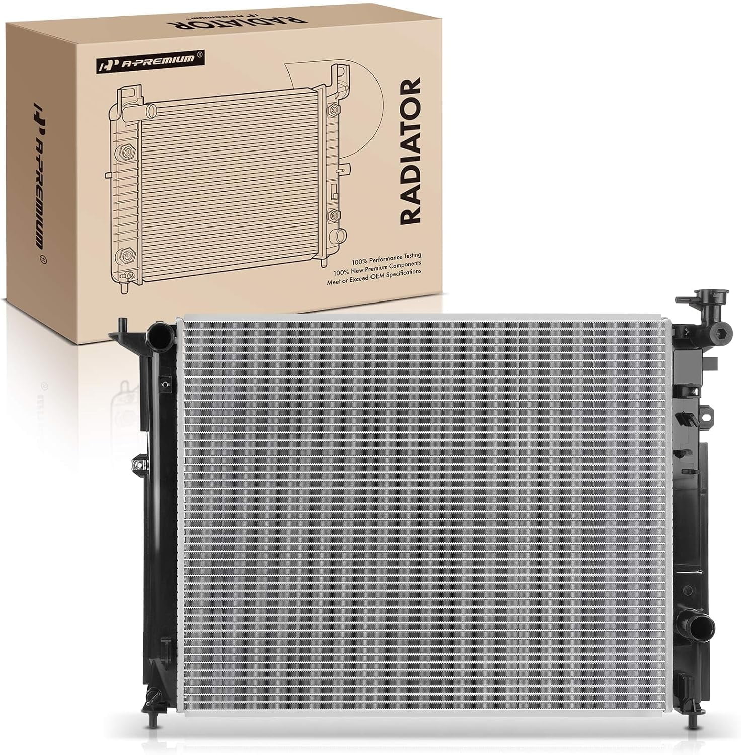 A-Premium Engine Coolant Radiator Assembly Compatible with Genesis G80 ...