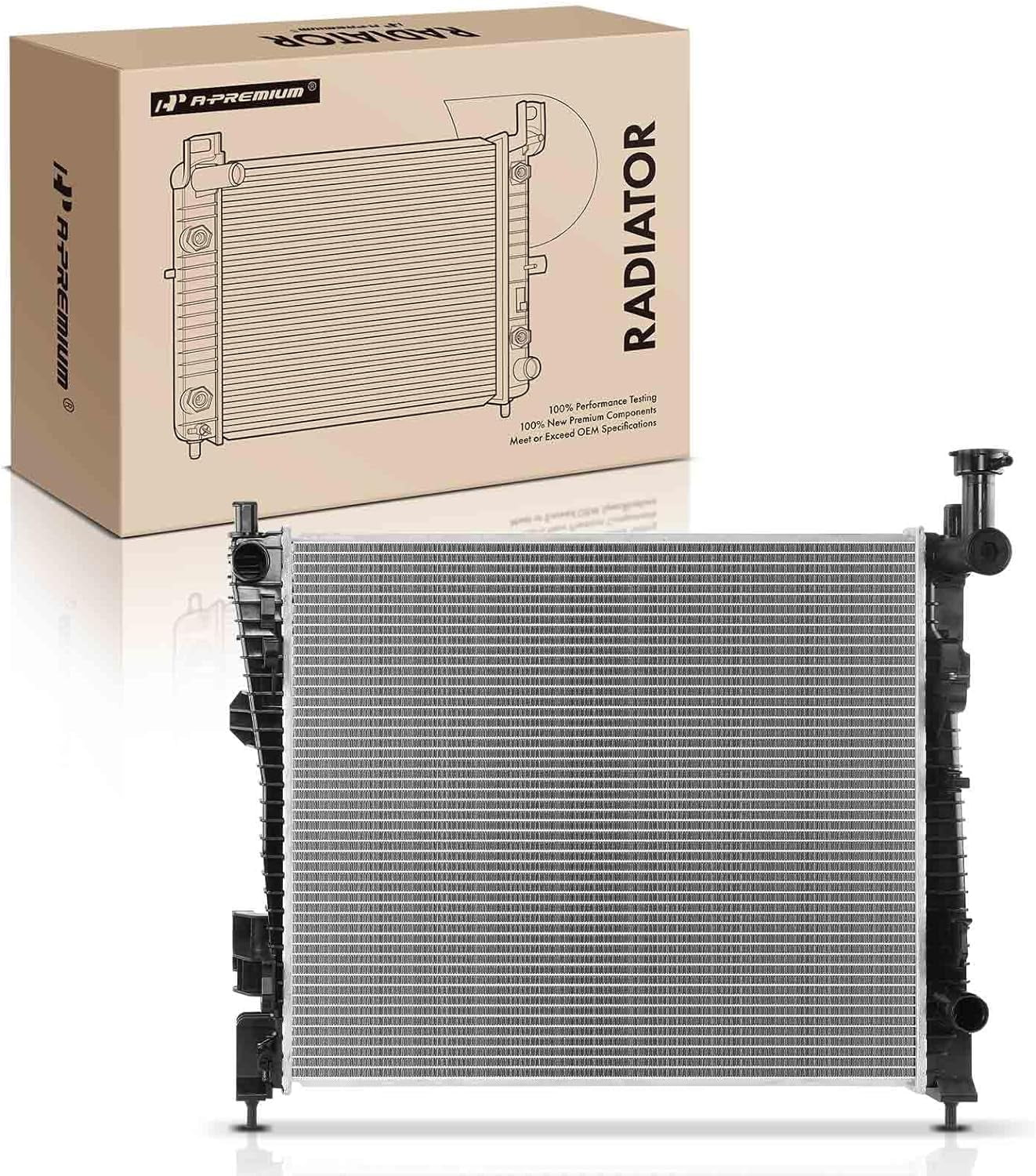 A-Premium Engine Coolant Radiator Assembly Compatible with Jeep Grand ...