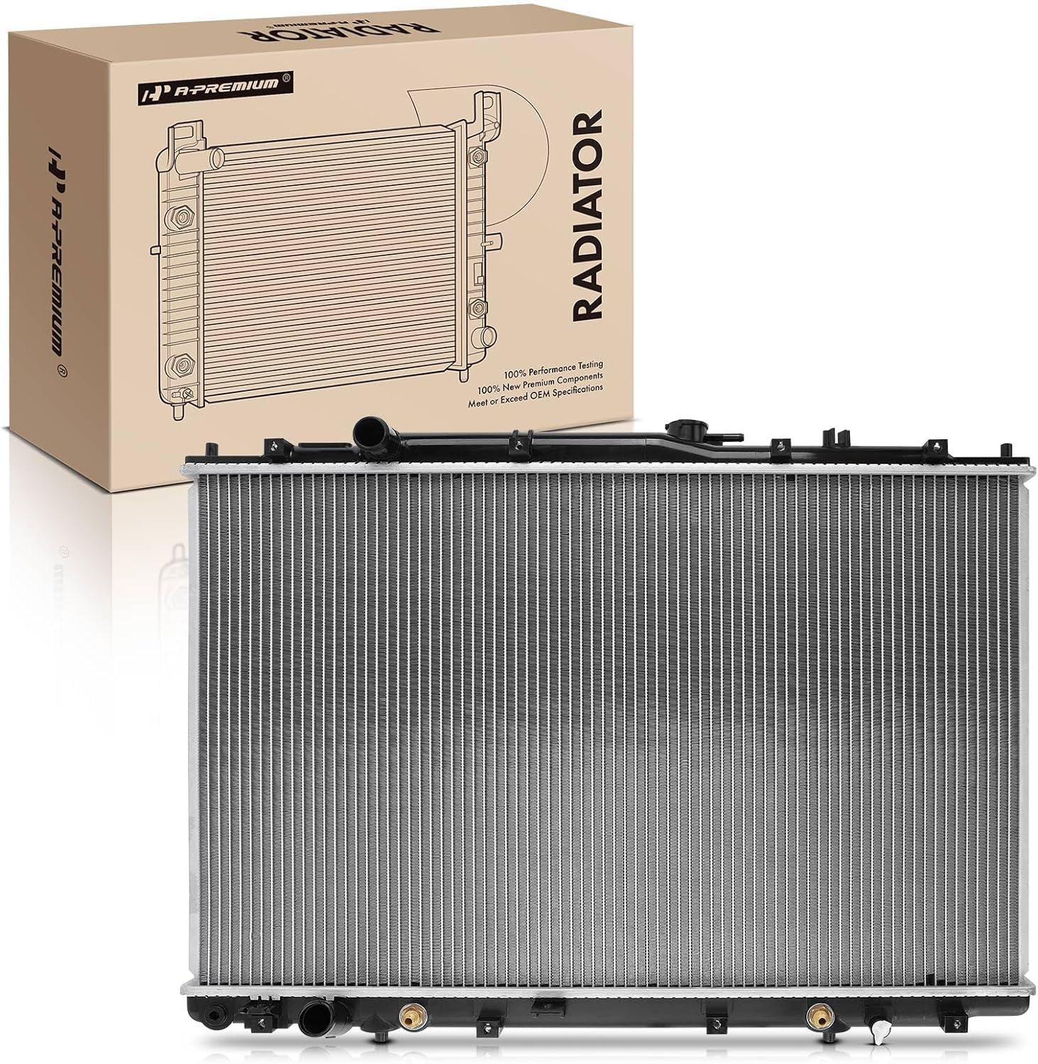 A-Premium Engine Coolant Radiator Assembly with Transmission Oil Cooler ...