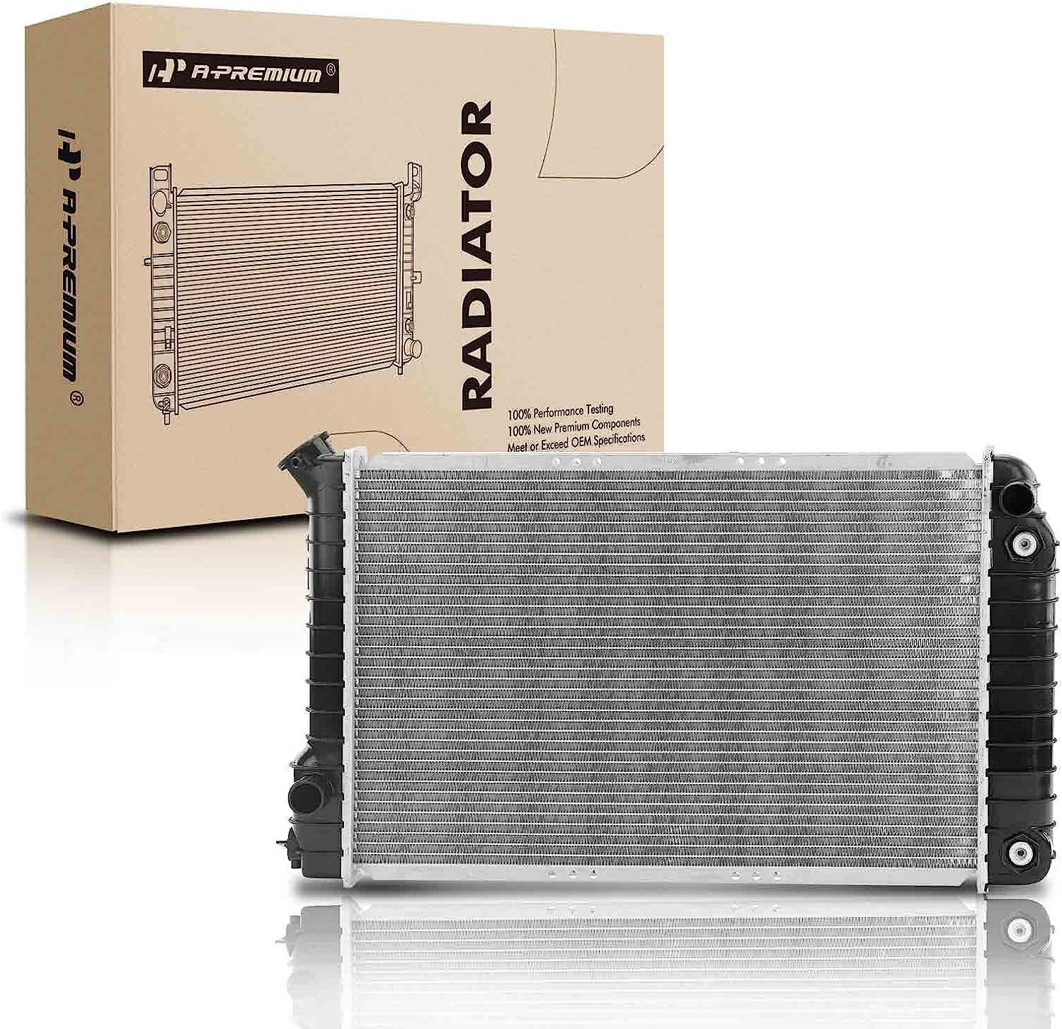 A-Premium Engine Coolant Radiator Assembly with Transmission Oil Cooler ...