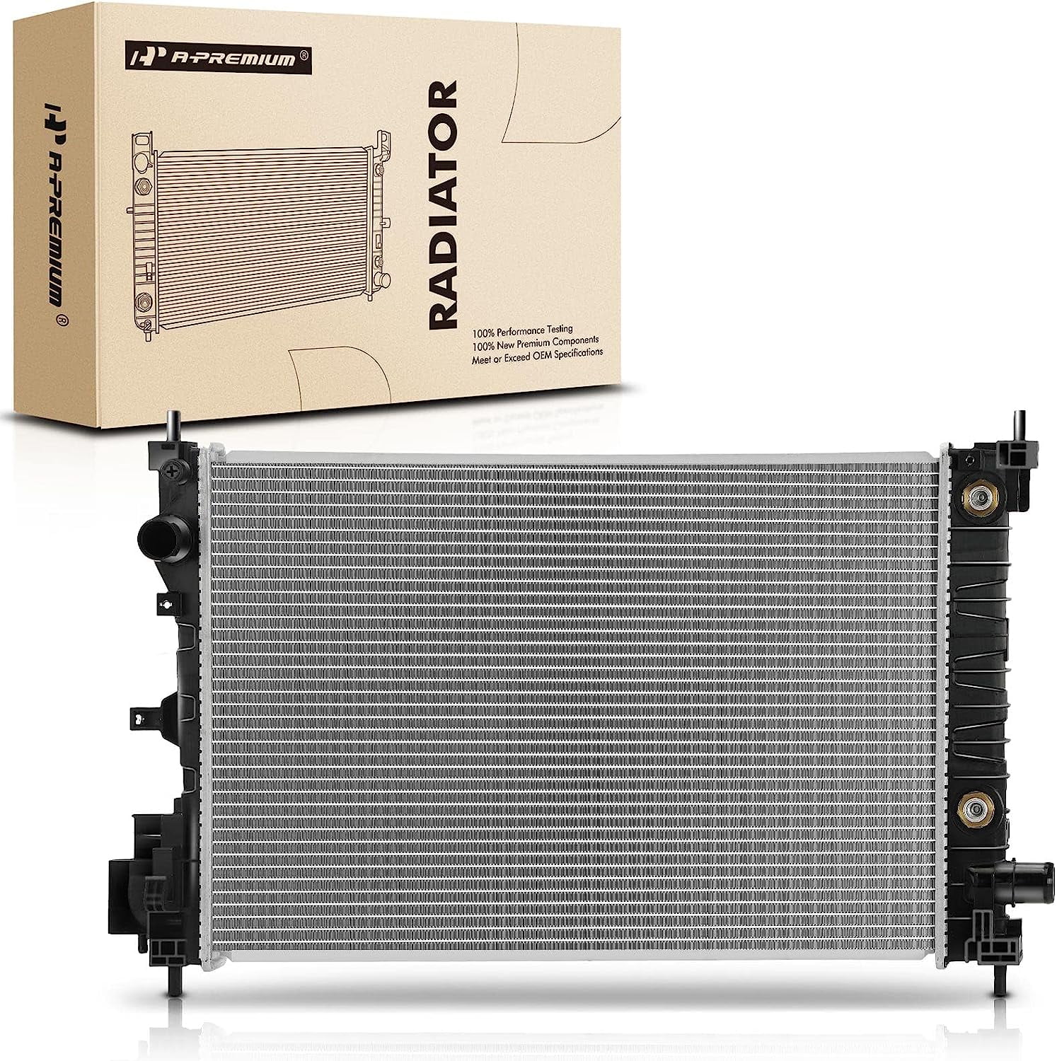 A-Premium Engine Coolant Radiator Assembly with Transmission Oil Cooler ...