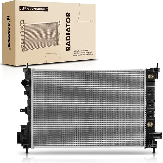 A-Premium Engine Coolant Radiator Assembly with Transmission Oil Cooler ...