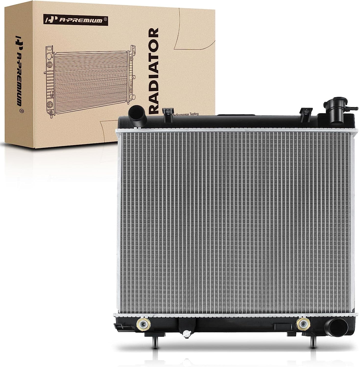 A-Premium Engine Coolant Radiator Assembly with Transmission Oil Cooler ...