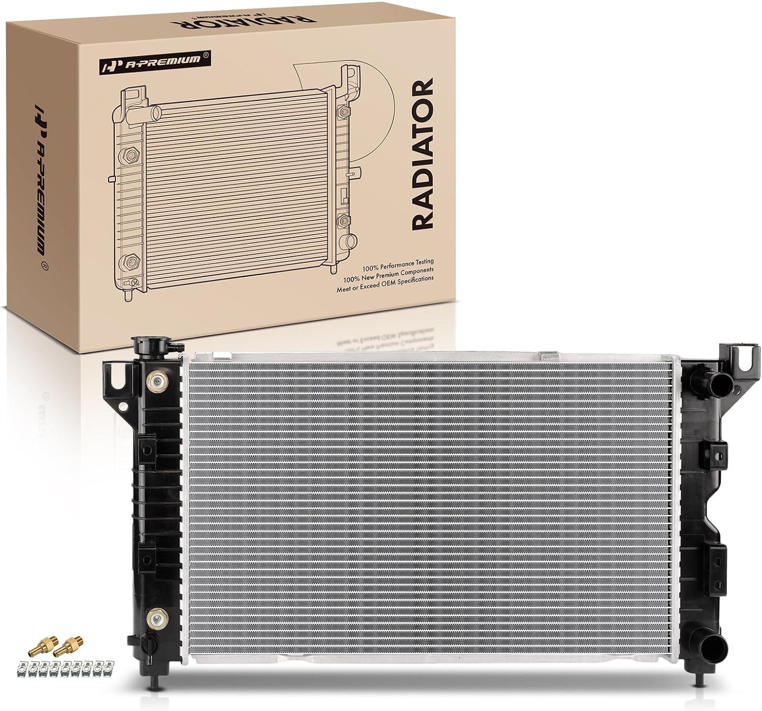 A-Premium Engine Coolant Radiator Assembly with Transmission Oil Cooler ...