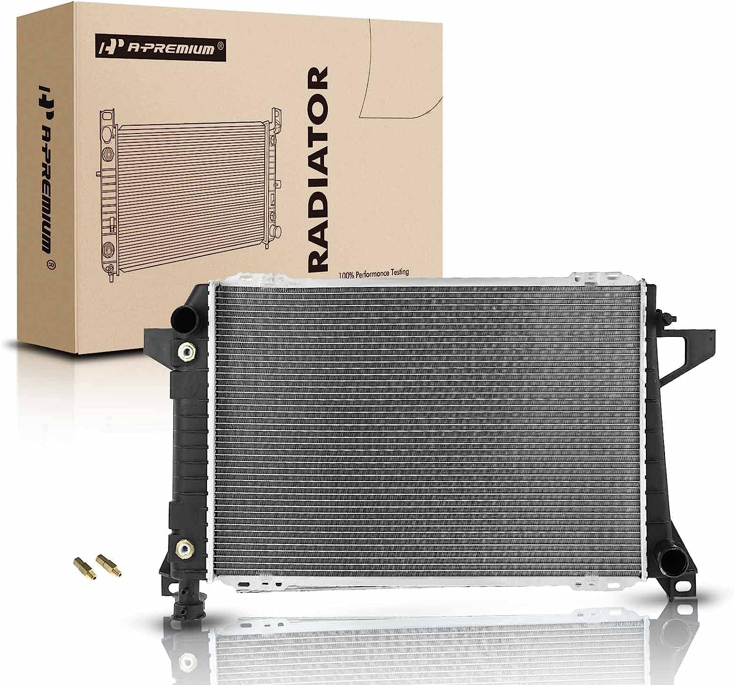 A-Premium Engine Coolant Radiator Assembly with Transmission Oil Cooler ...