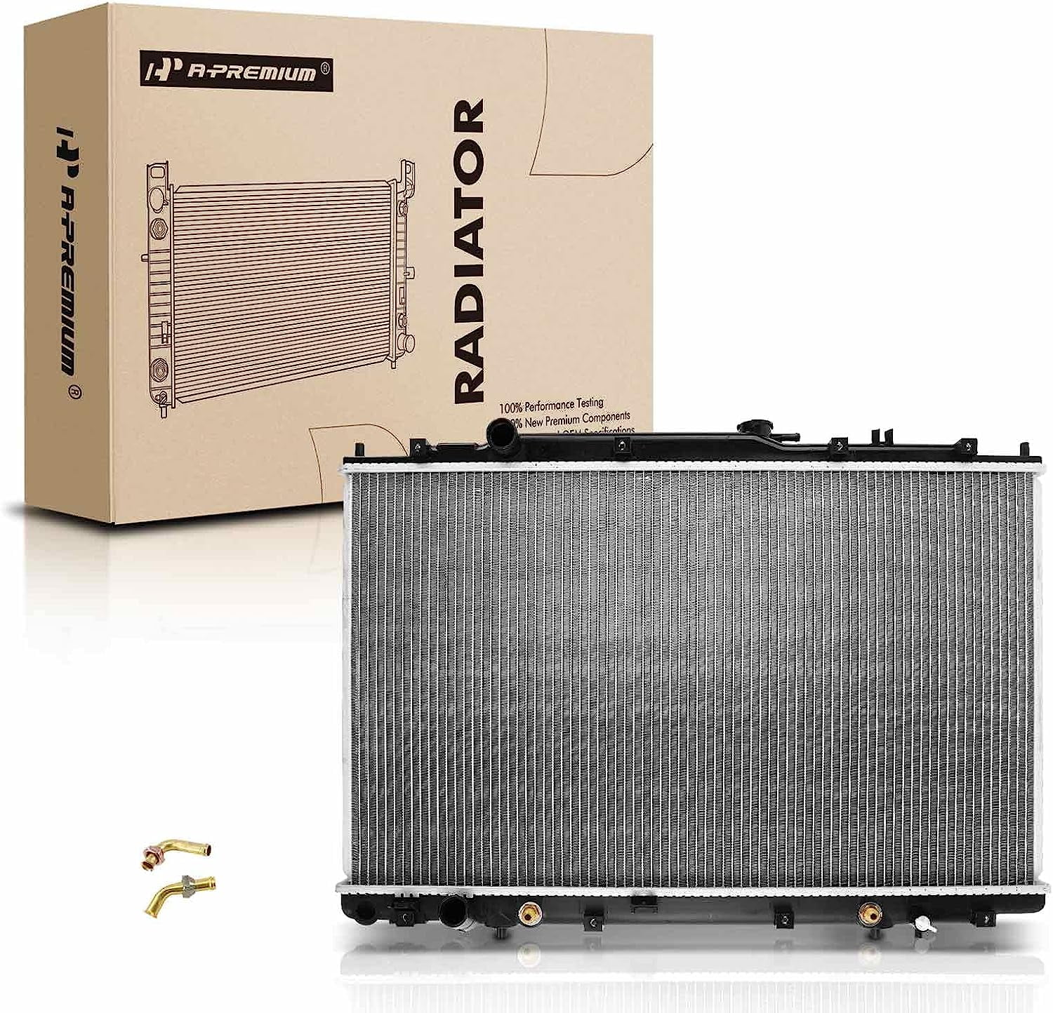 A-Premium Engine Coolant Radiator Assembly with Transmission Oil Cooler ...