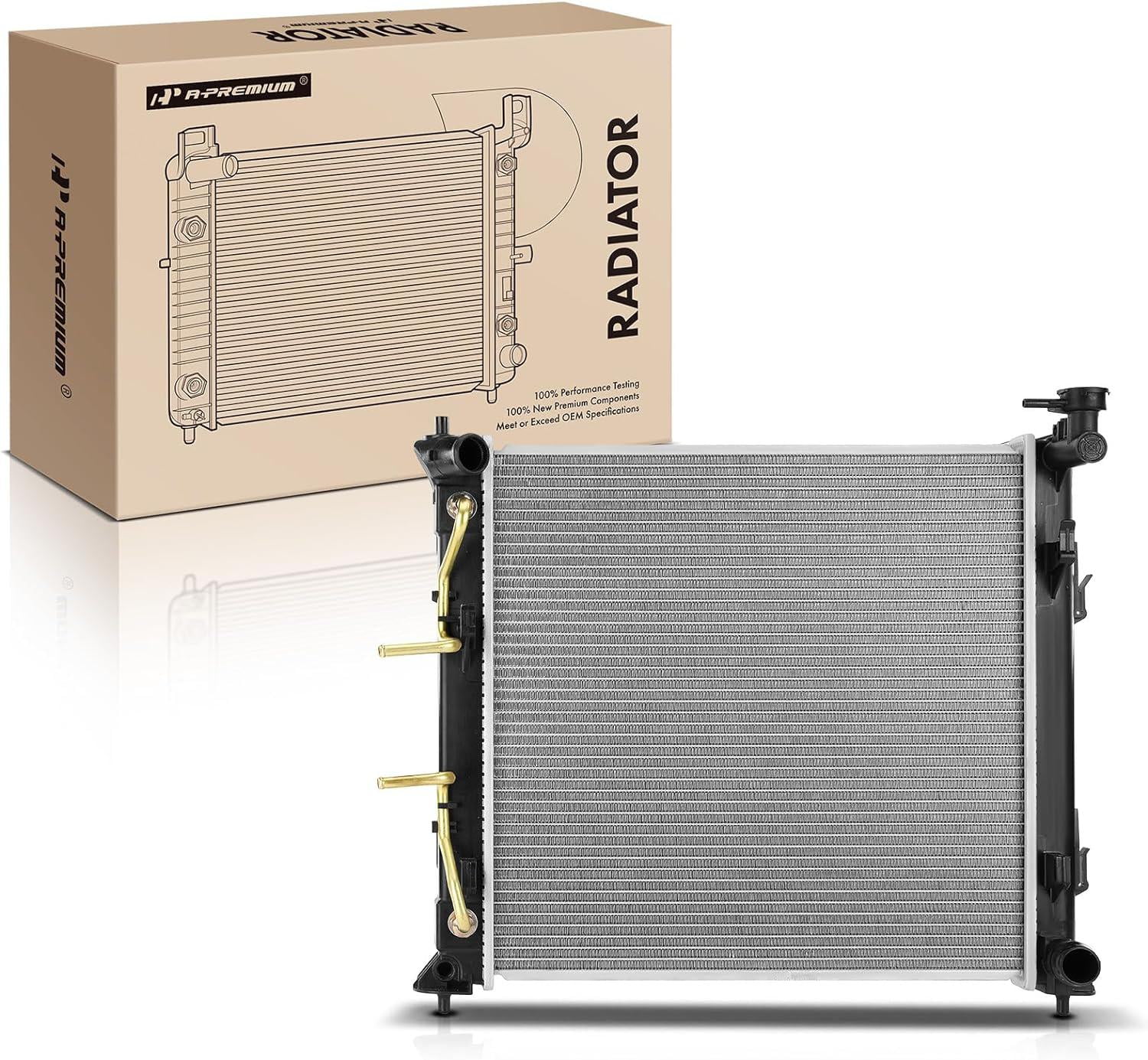 A-Premium Engine Coolant Radiator Assembly with Transmission Oil Cooler ...