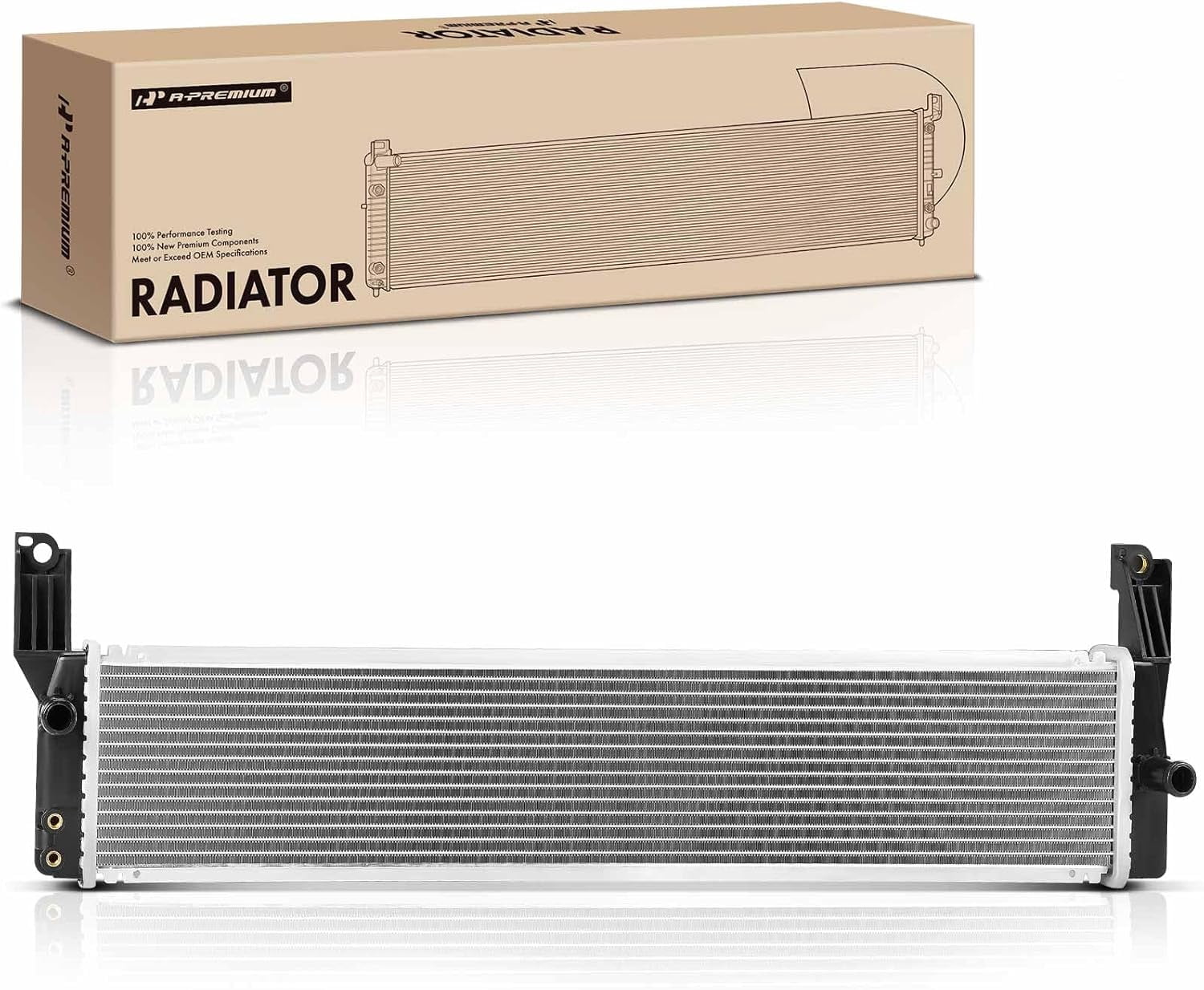 A-Premium Engine Coolant Radiator Assembly with Transmission Oil Cooler ...