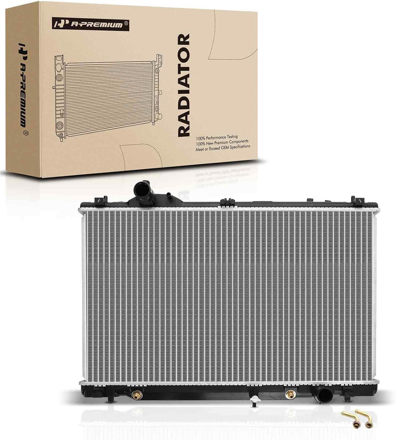 A-Premium Engine Coolant Radiator Assembly with Transmission Oil Cooler ...