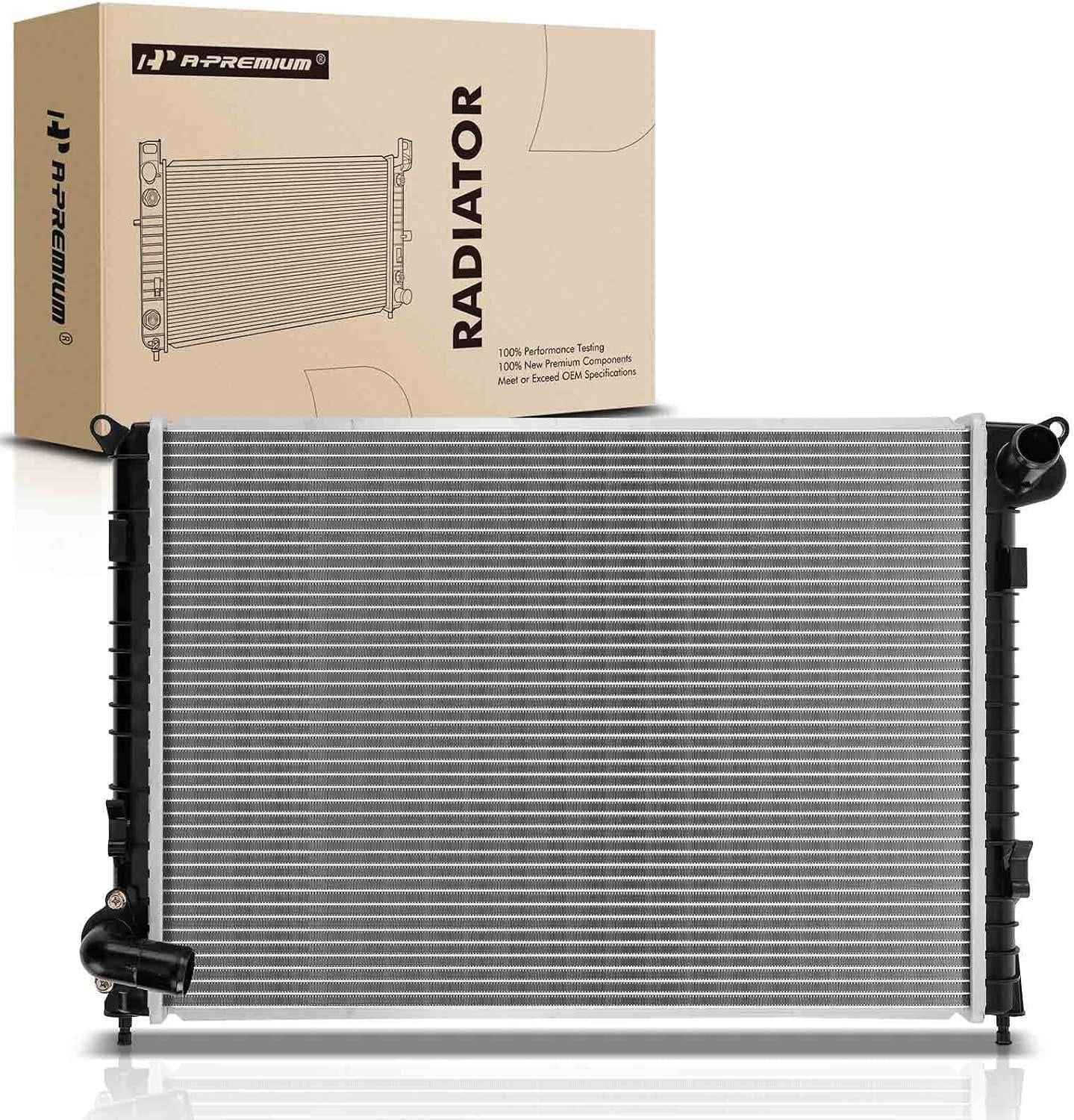 A-Premium Engine Coolant Radiator Assembly with Transmission Oil Cooler ...