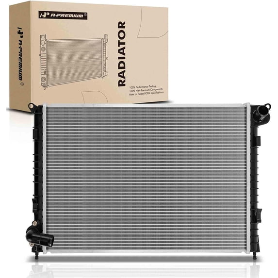 A-Premium Engine Coolant Radiator Assembly with Transmission Oil Cooler ...