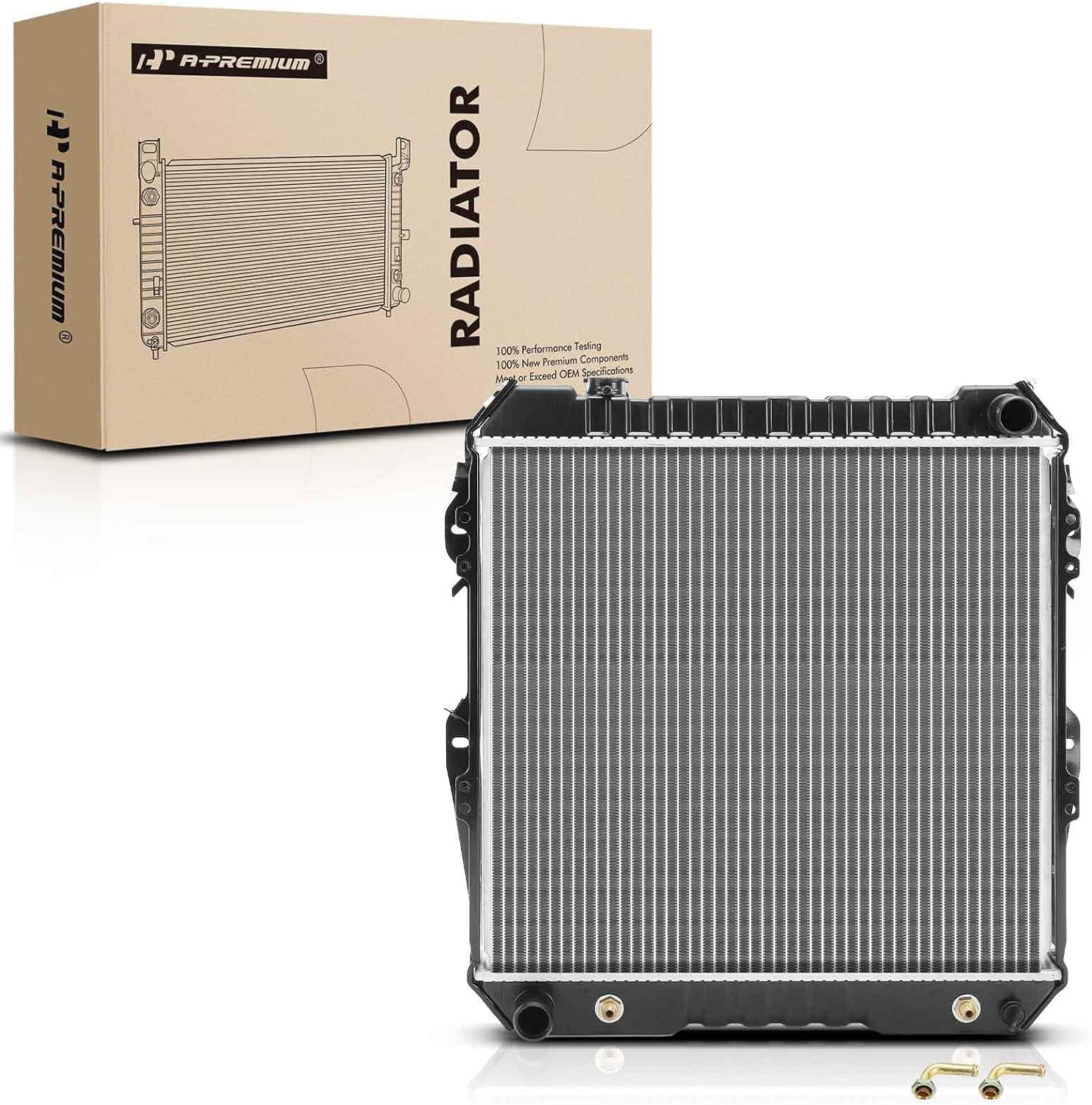 A-Premium Engine Coolant Radiator Assembly with Transmission Oil Cooler ...